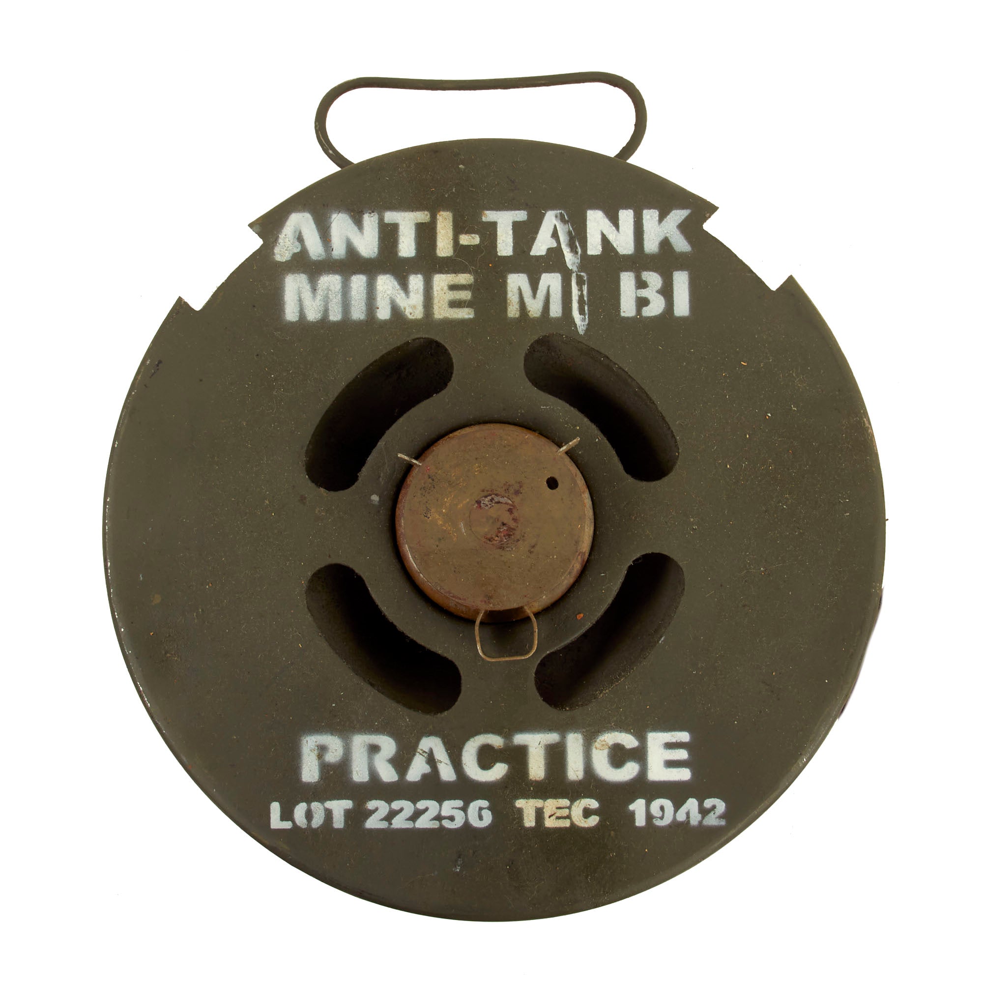 Original U.S. WWII M1B1 Anti-Tank Inert Training Mine - Dated 1942 ...