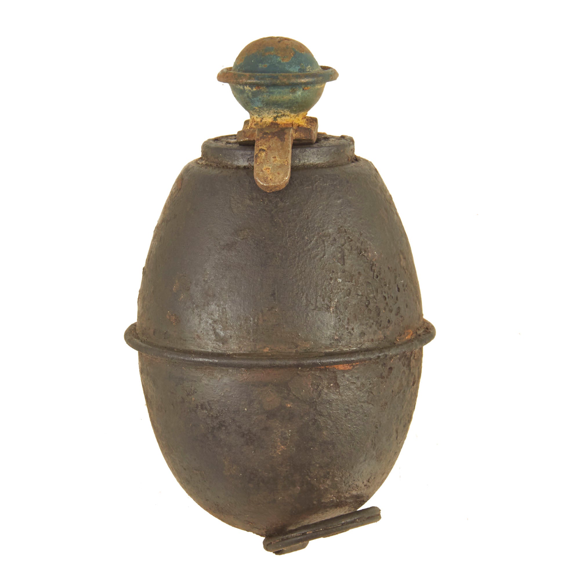 Original German WWII 1943 Dated Model 39 Egg Hand Grenade with Origina ...