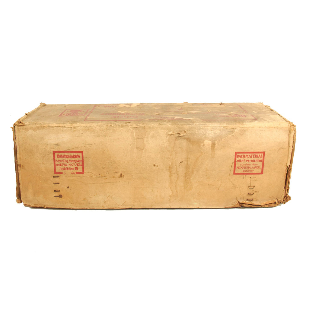 Original German WWII Cardboard Crate for 30mm Sticks of Dynamite by Dy ...