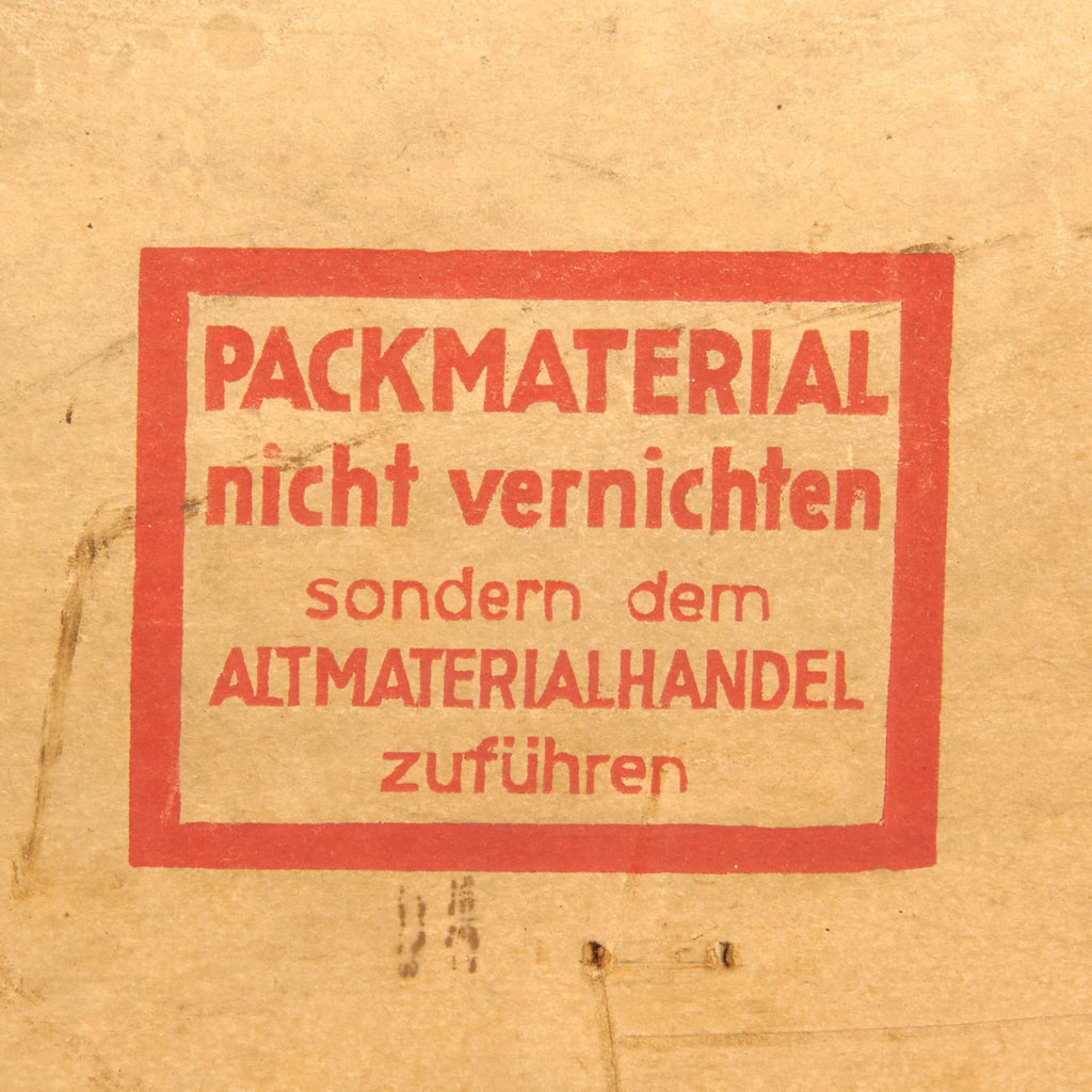 Original German WWII Cardboard Crate for 30mm Sticks of Dynamite by Dy ...