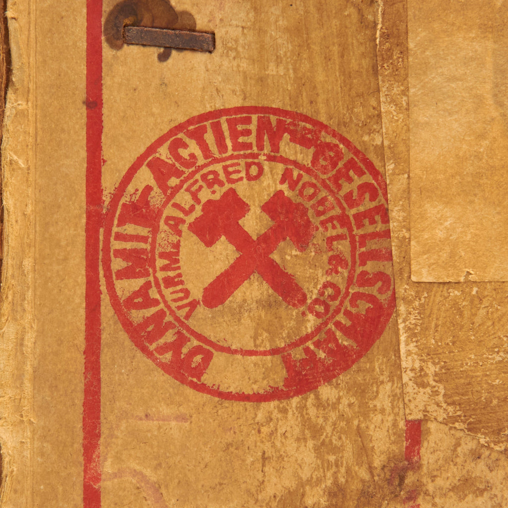 Original German WWII Cardboard Crate for 30mm Sticks of Dynamite by Dy ...