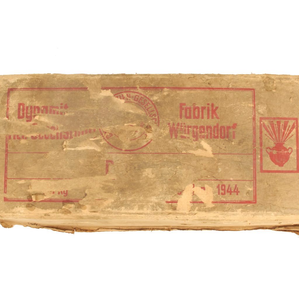 Original German WWII Cardboard Crate for 30mm Sticks of Dynamite by Dy ...