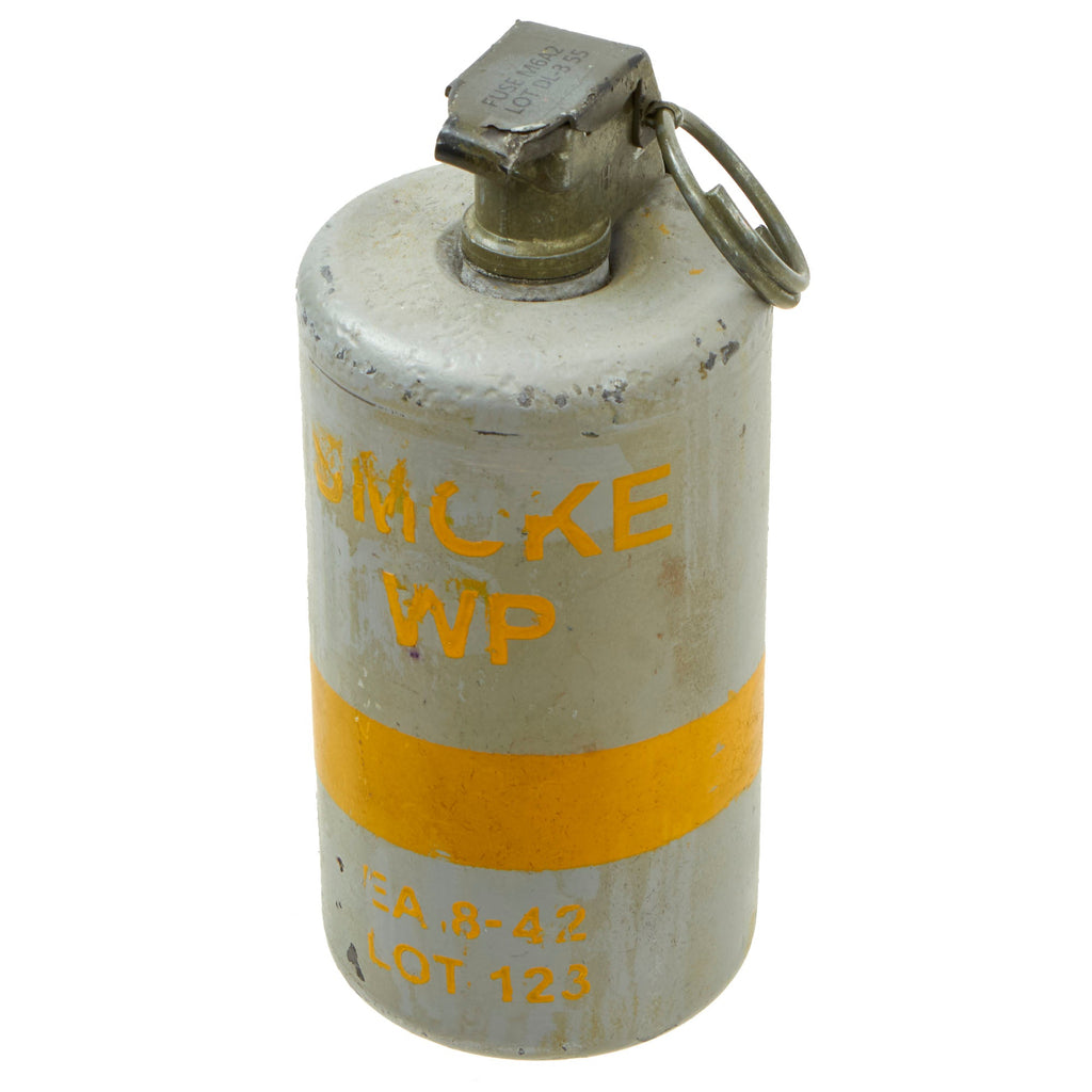Original U.S. WWII Inert M15 White Phosphorus “Willie Pete” Smoke Gren ...