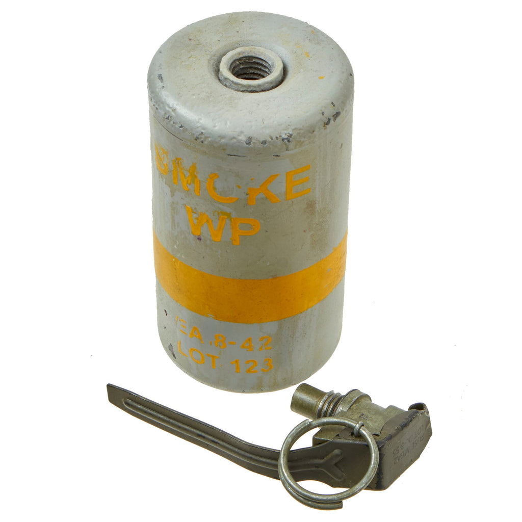Original U.S. WWII Inert M15 White Phosphorus “Willie Pete” Smoke Gren ...