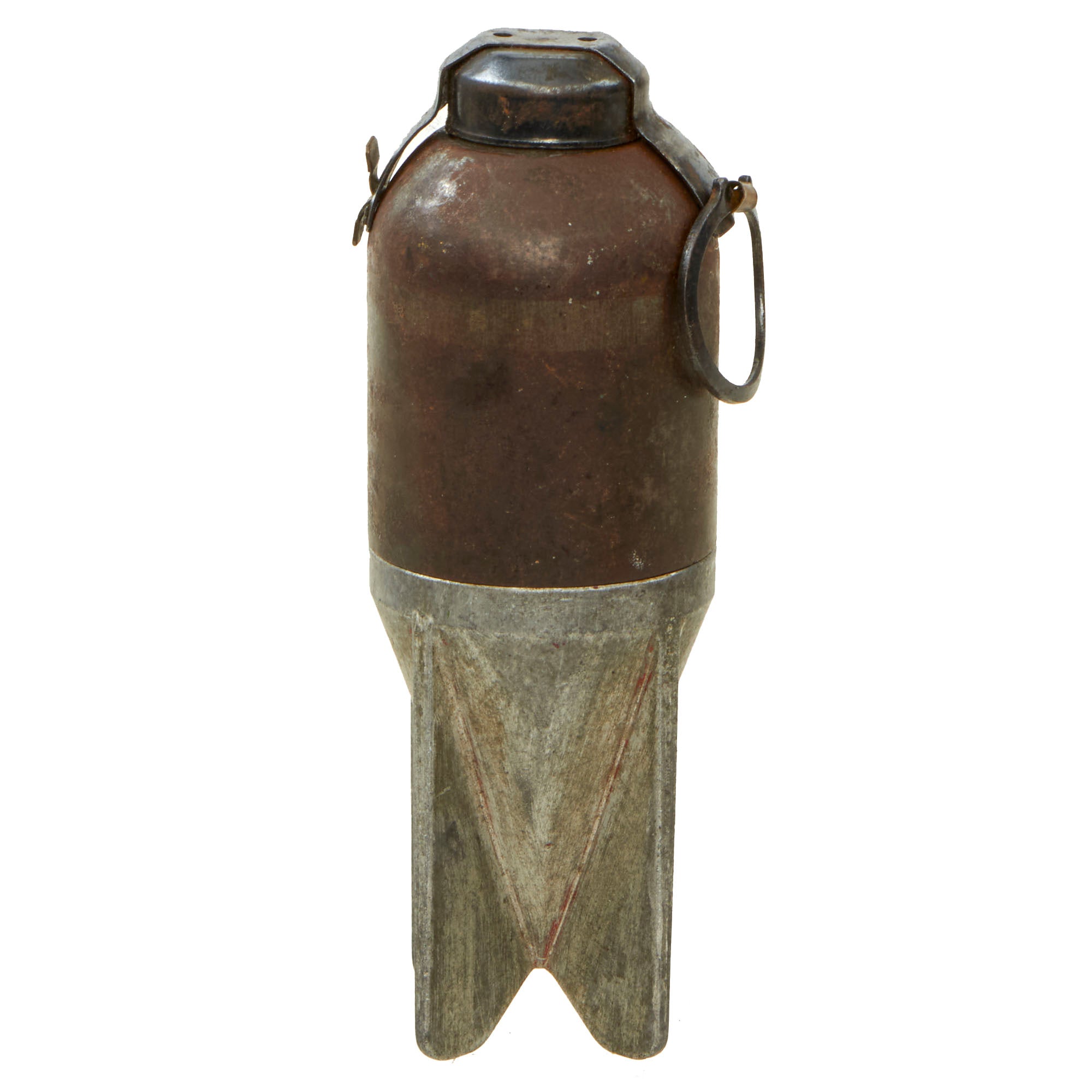 Original Italian WWII "Red Devil" 45mm Brixia Model 35 Mortar Bomb dat ...