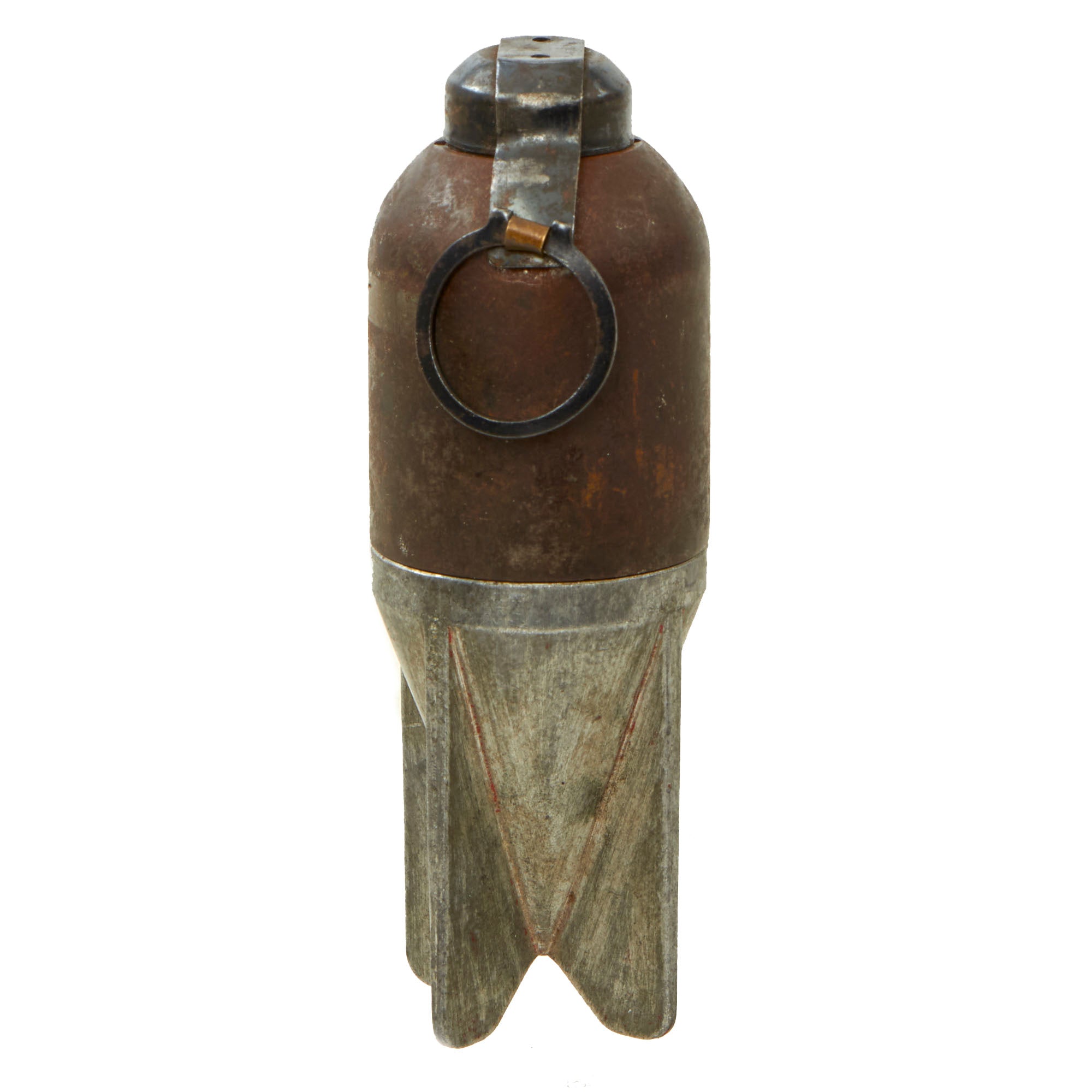 Original Italian WWII "Red Devil" 45mm Brixia Model 35 Mortar Bomb dat ...