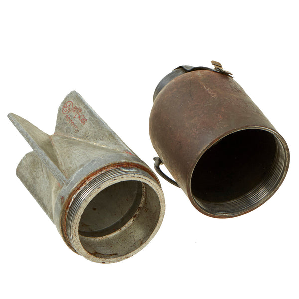 Original Italian WWII "Red Devil" 45mm Brixia Model 35 Mortar Bomb dat ...