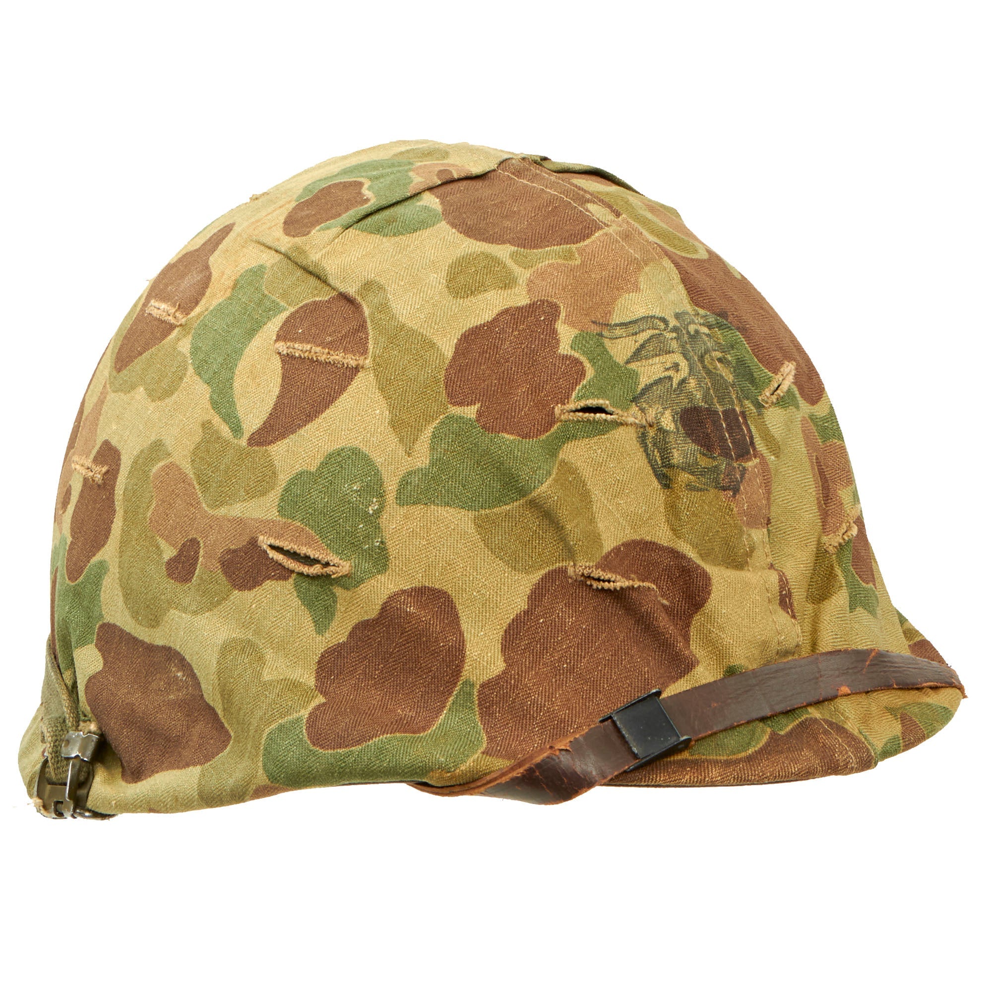 Original U.S. Korean War USMC M1 Helmet with Westinghouse / CAPAC Line ...