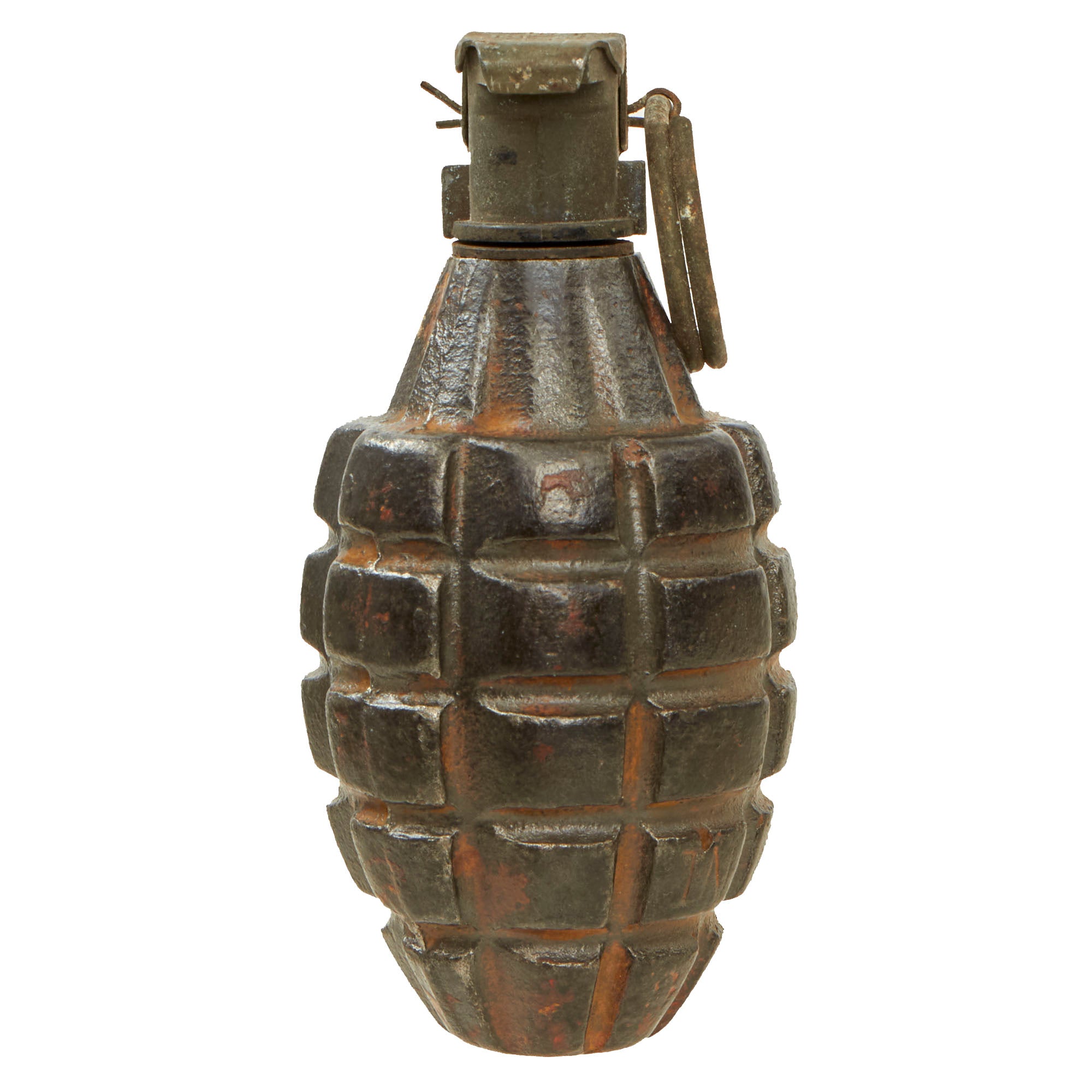 Original U.S. WWII Inert MkII Pineapple Grenade with M10A3 Fuze ...