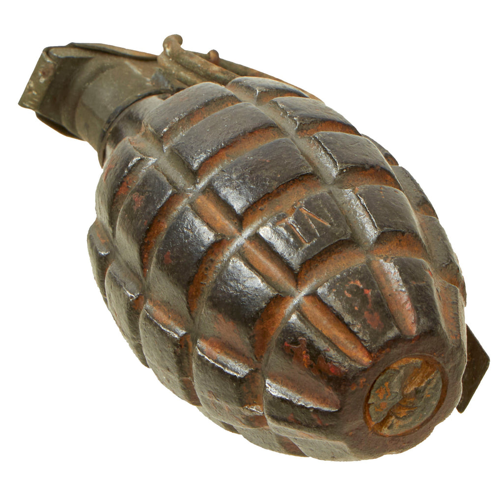 Original U.S. WWII Inert MkII Pineapple Grenade with M10A3 Fuze ...