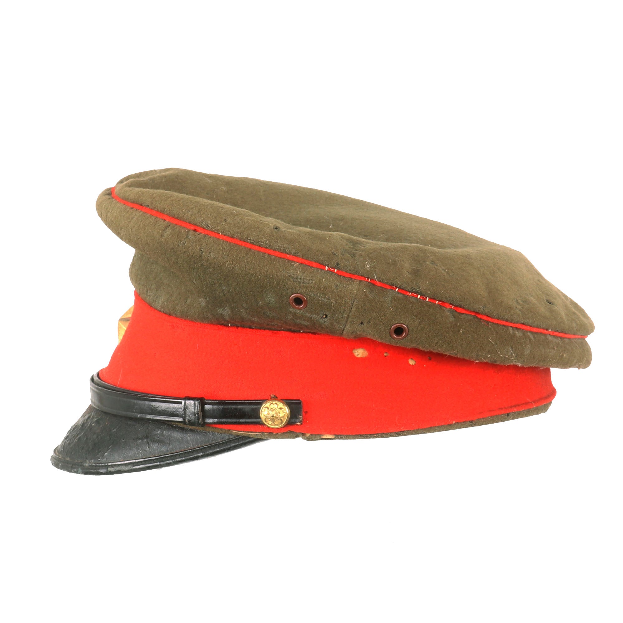 Original WWII Imperial Japanese Army Type 45 Officer Visor Cap ...