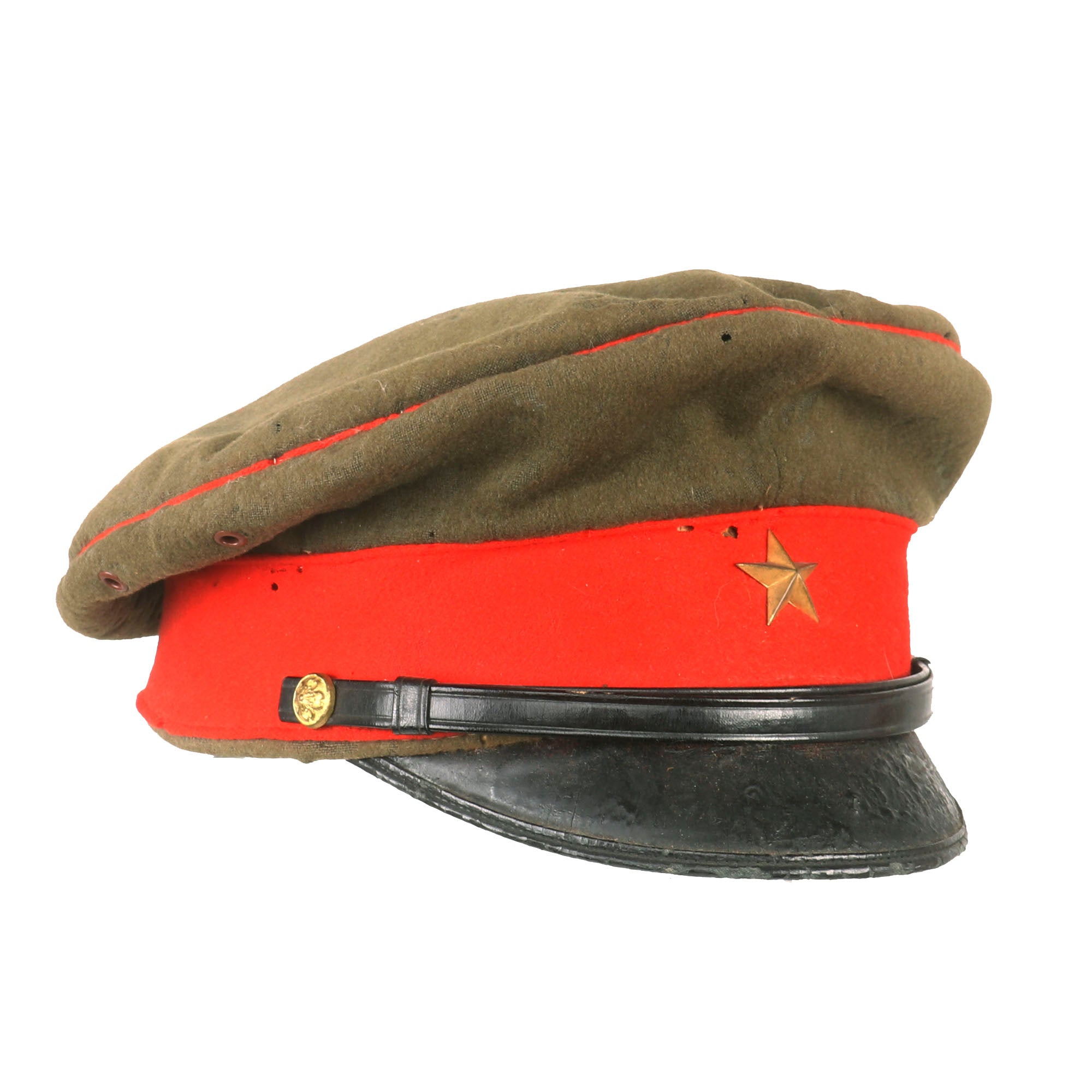 Original WWII Imperial Japanese Army Type 45 Officer Visor Cap ...