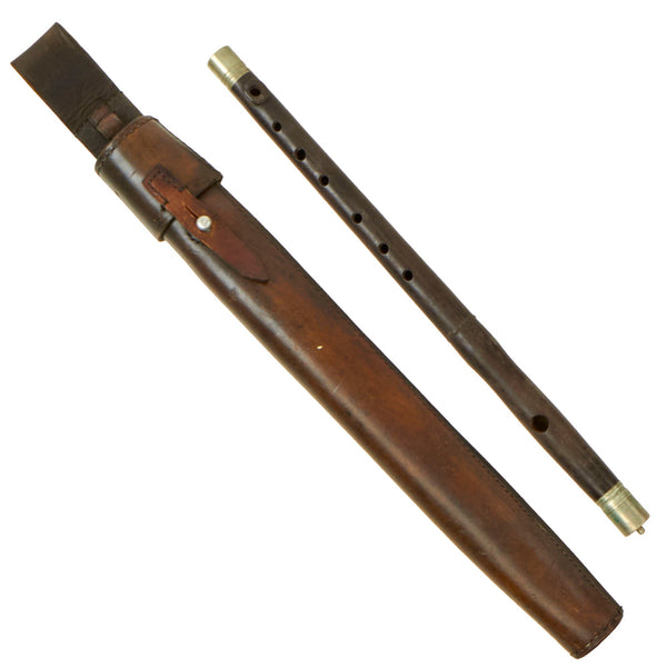 Original German WWI / WWII Regimental Fife Musical Instrument in Marke ...