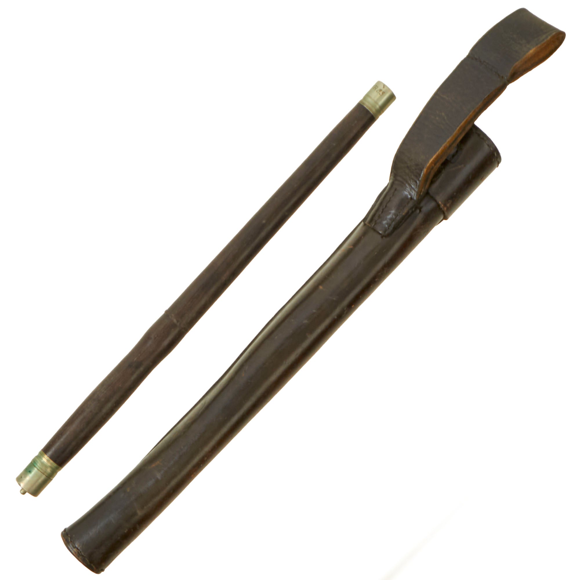 Original German WWI / WWII Regimental Fife Musical Instrument in Marke ...