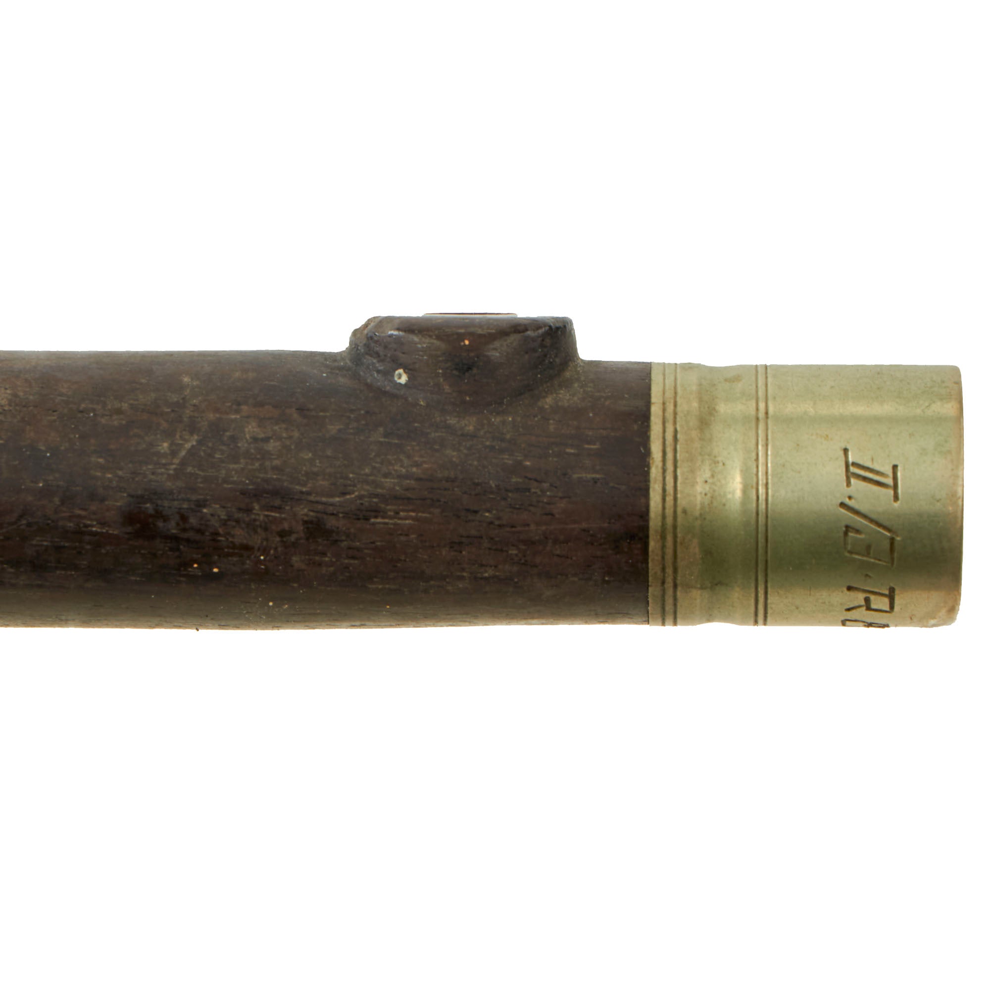 Original German WWI / WWII Regimental Fife Musical Instrument in Marke ...