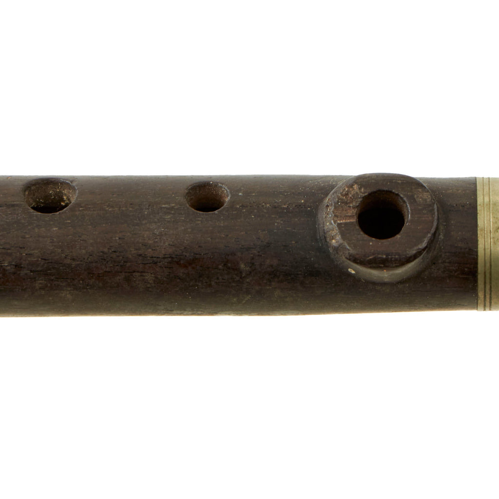 Original German WWI / WWII Regimental Fife Musical Instrument in Marke ...