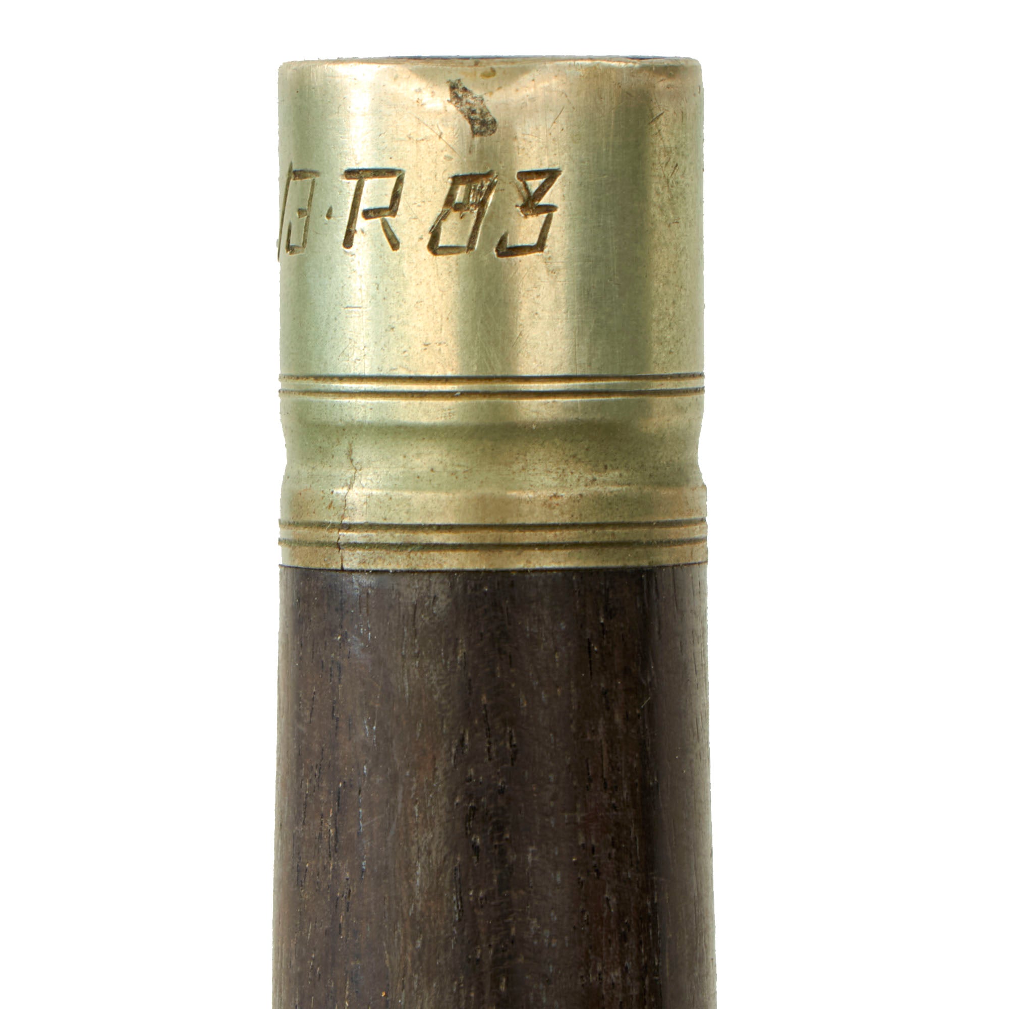 Original German WWI / WWII Regimental Fife Musical Instrument in Marke ...