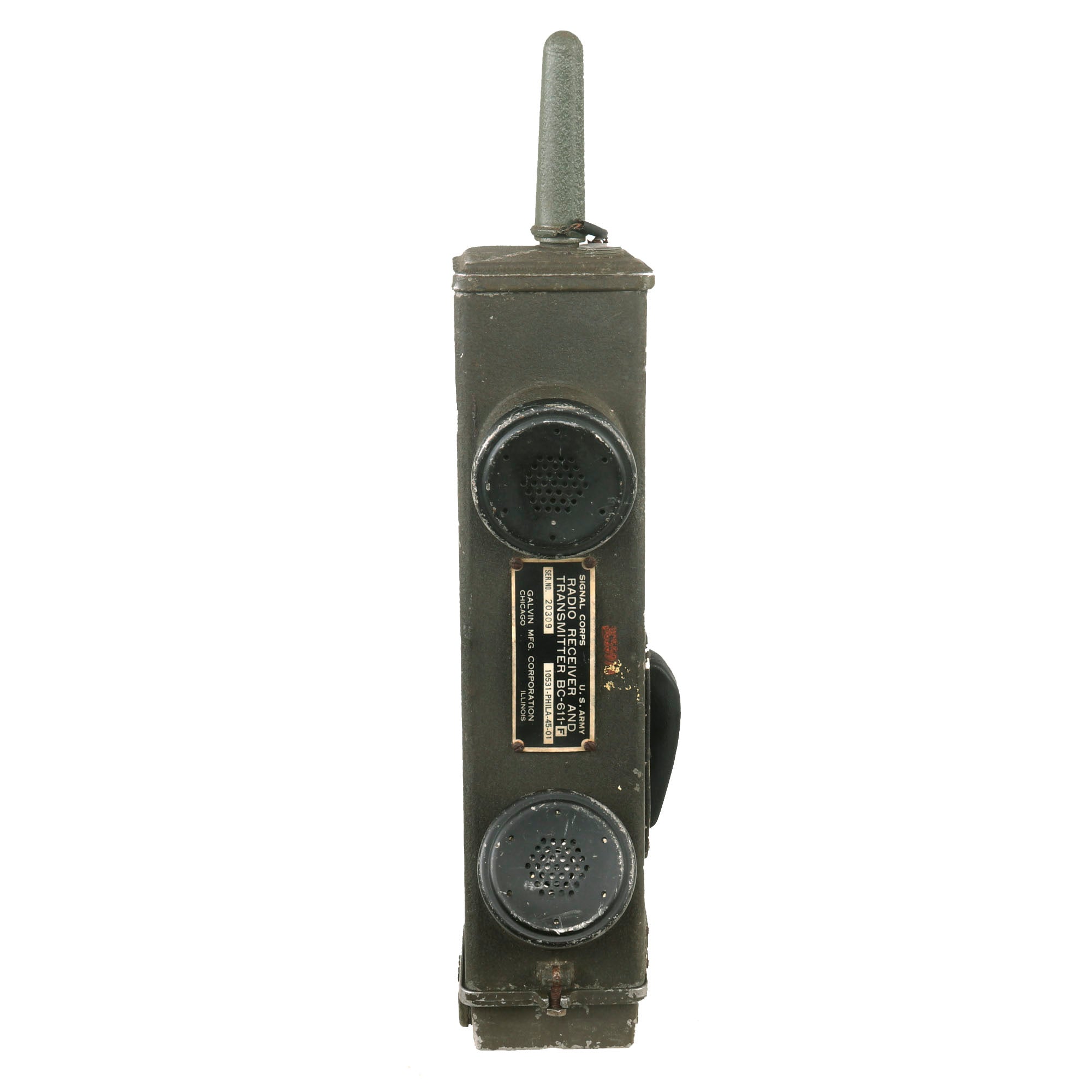 Original U.S. WWII Handie Talkie SCR-536 Radio Transceiver BC-611 -F b ...