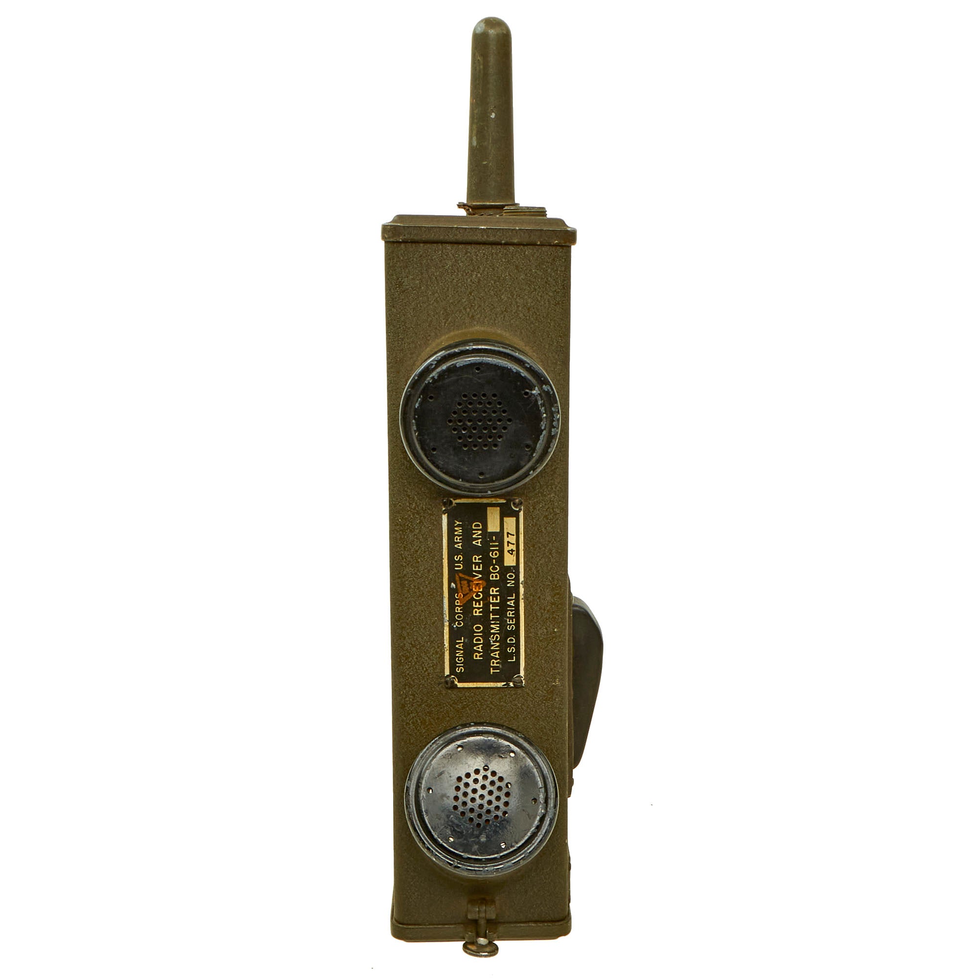 Original U.S. WWII Handie Talkie SCR-536 Radio Transceiver BC-611 ...