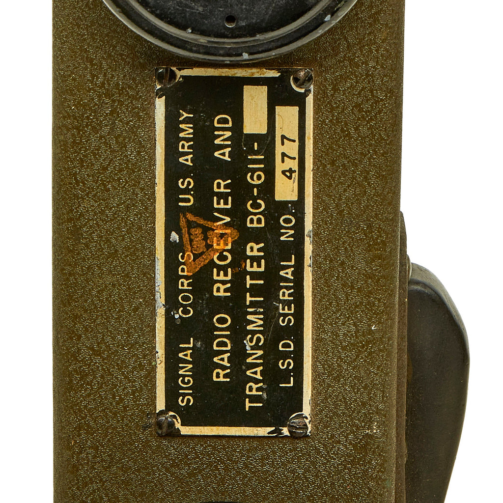 Original U.S. WWII Handie Talkie SCR-536 Radio Transceiver BC-611 ...