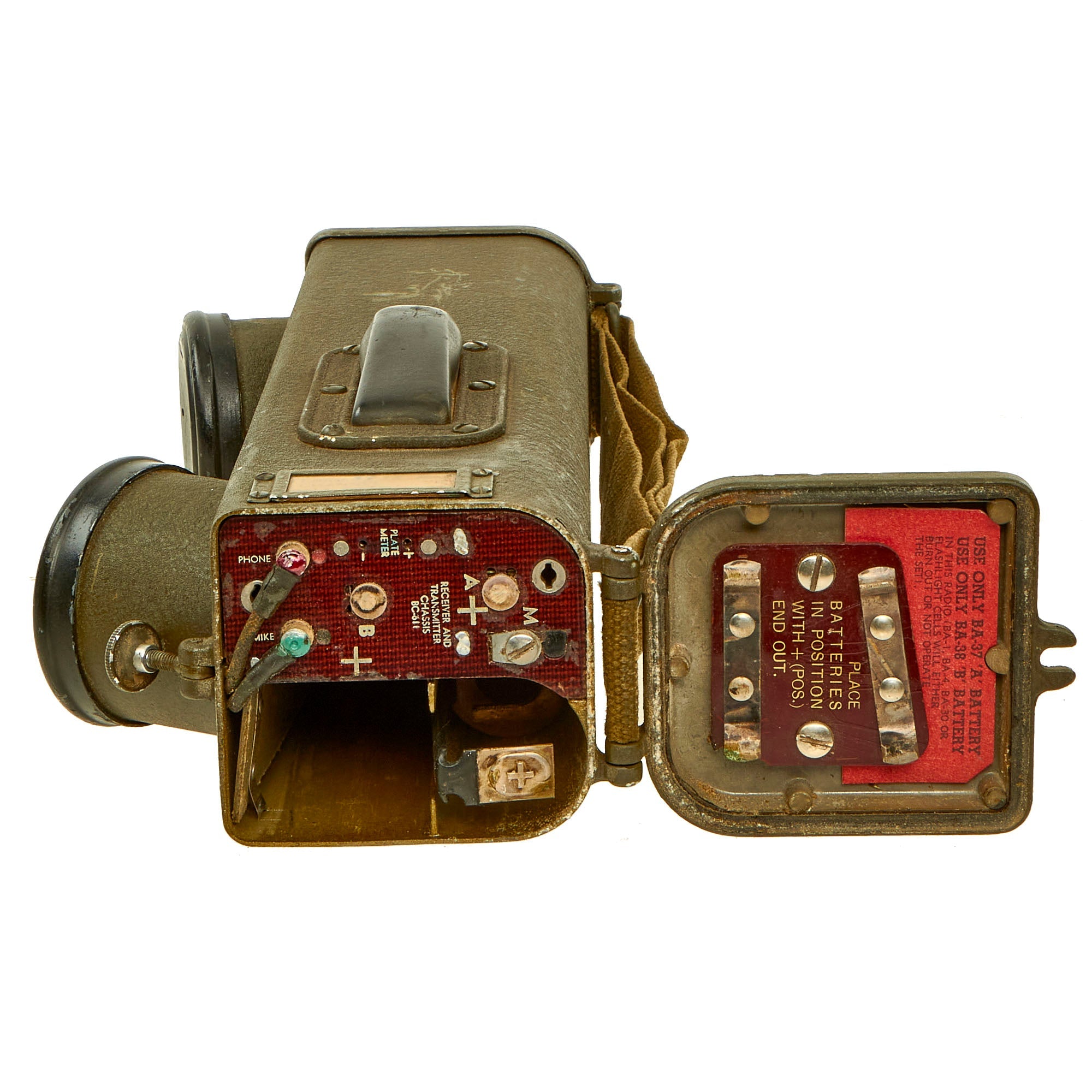 Original U.S. WWII Handie Talkie SCR-536 Radio Transceiver BC-611 ...