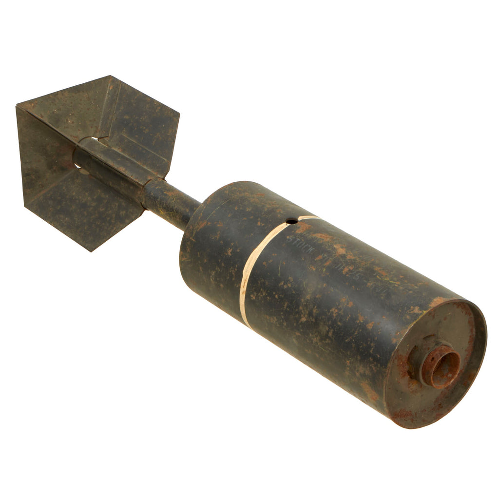 Original U.S. Vietnam War Inert MK106 MOD 4 Practice Bomb - Painted Bl ...
