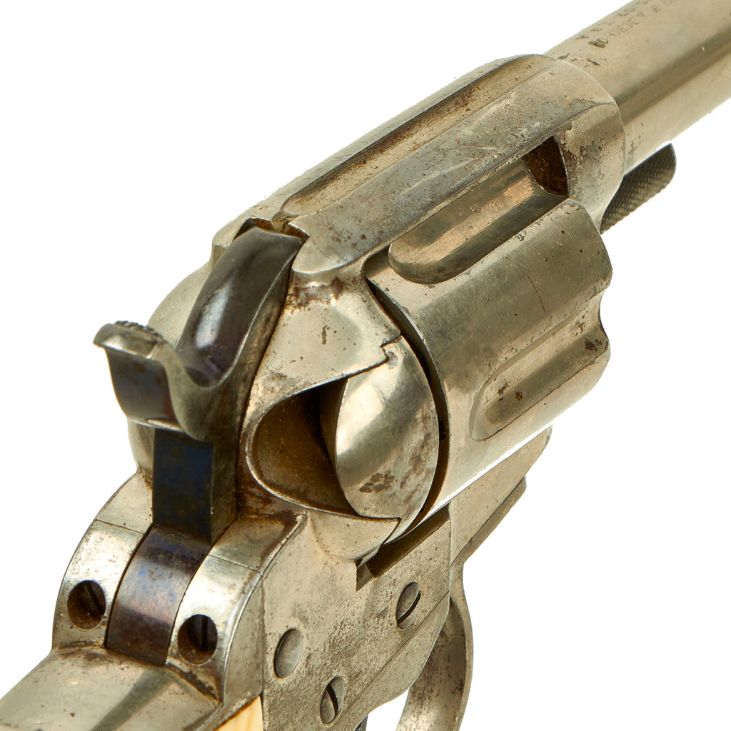 Original U.S. Colt Nickel Plated M-1877 .41cal Thunderer 3 1/2" Barrel ...