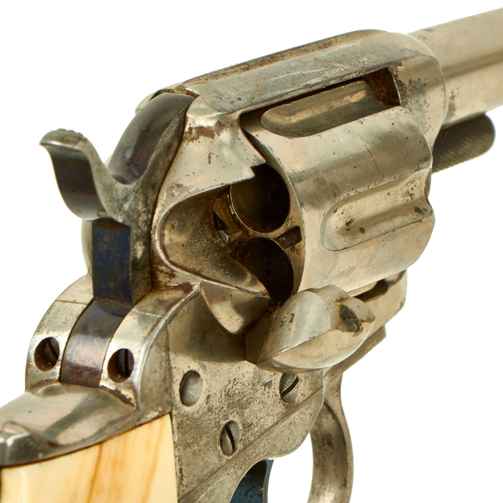 Original U.S. Colt Nickel Plated M-1877 .41cal Thunderer 3 1/2" Barrel ...