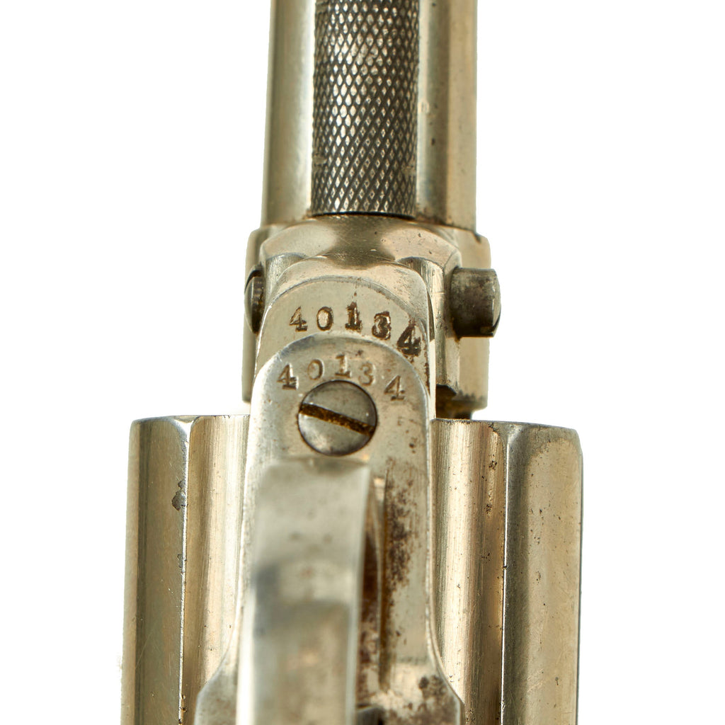 Original U.S. Colt M1877 .38cal Nickel-Plated Lightning Revolver with ...