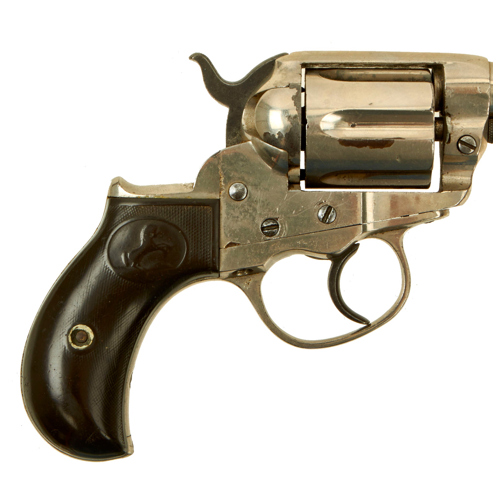 Original U.S. Colt M1877 .38cal Nickel-Plated Lightning Revolver made ...