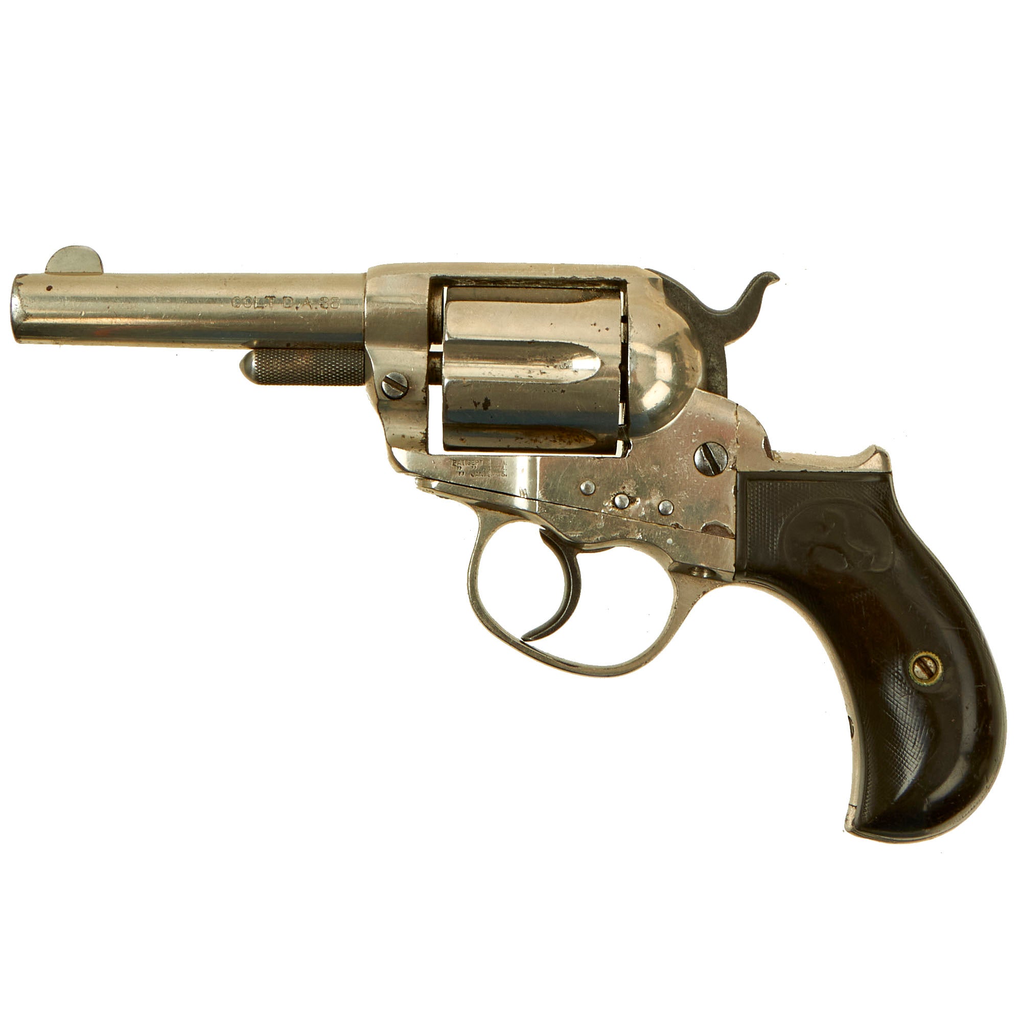Original U.S. Colt M1877 .38cal Nickel-Plated Lightning Revolver made ...