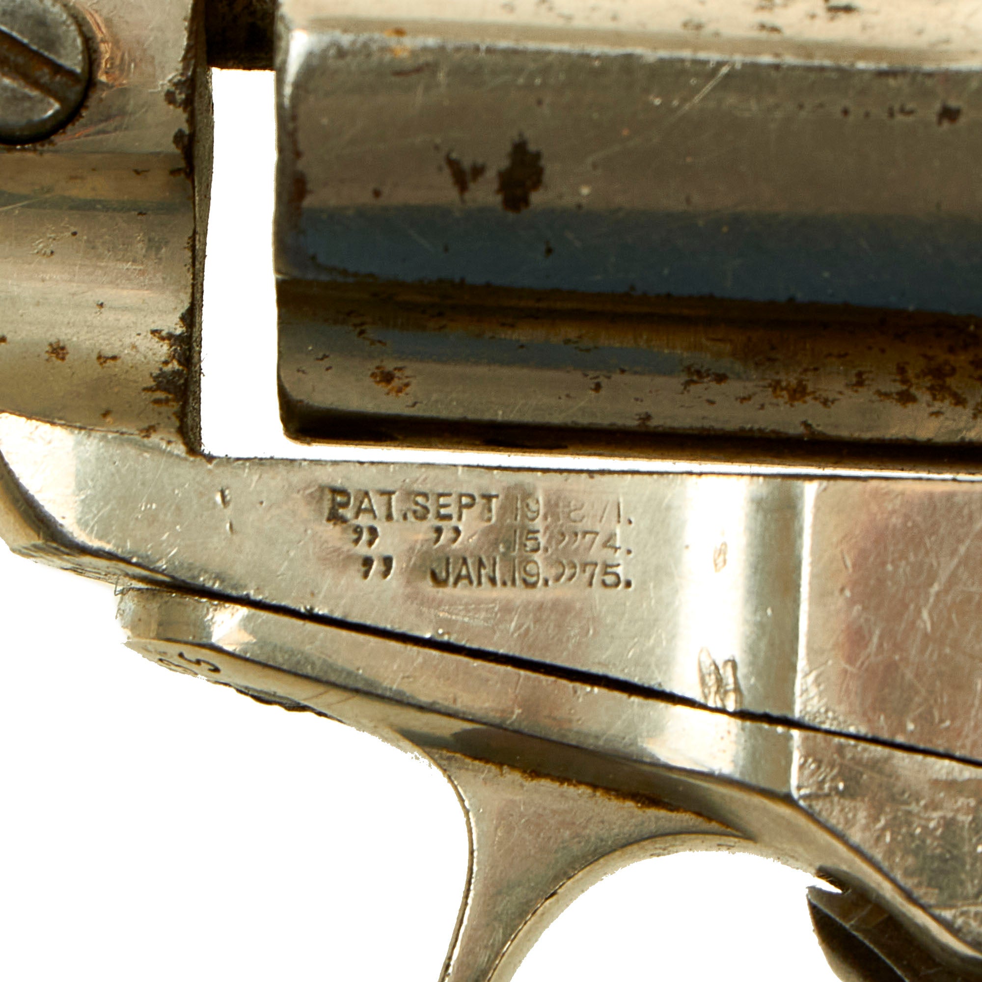Original U.S. Colt M1877 .38cal Nickel-Plated Lightning Revolver made ...