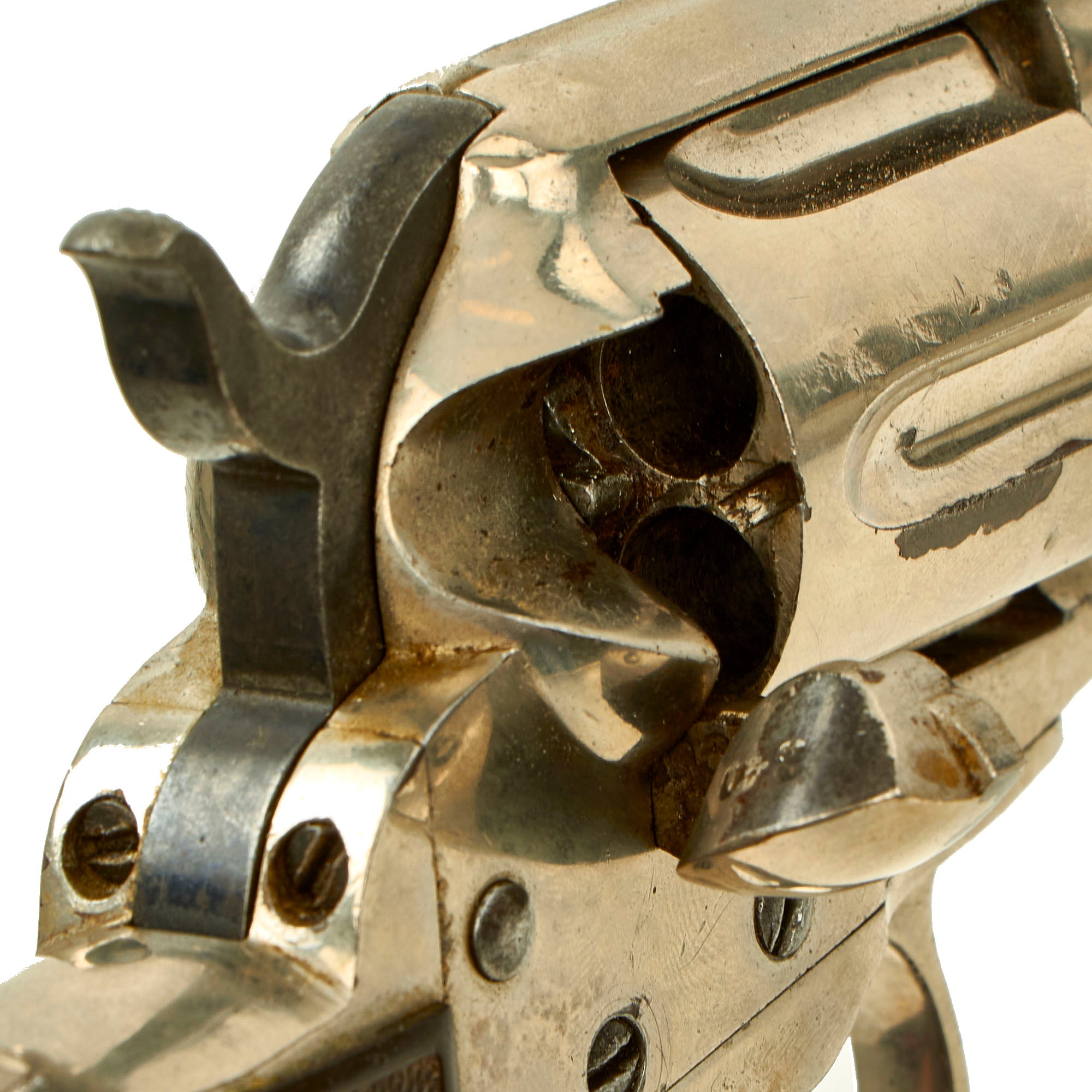 Original U.S. Colt M1877 .38cal Nickel-Plated Lightning Revolver made ...