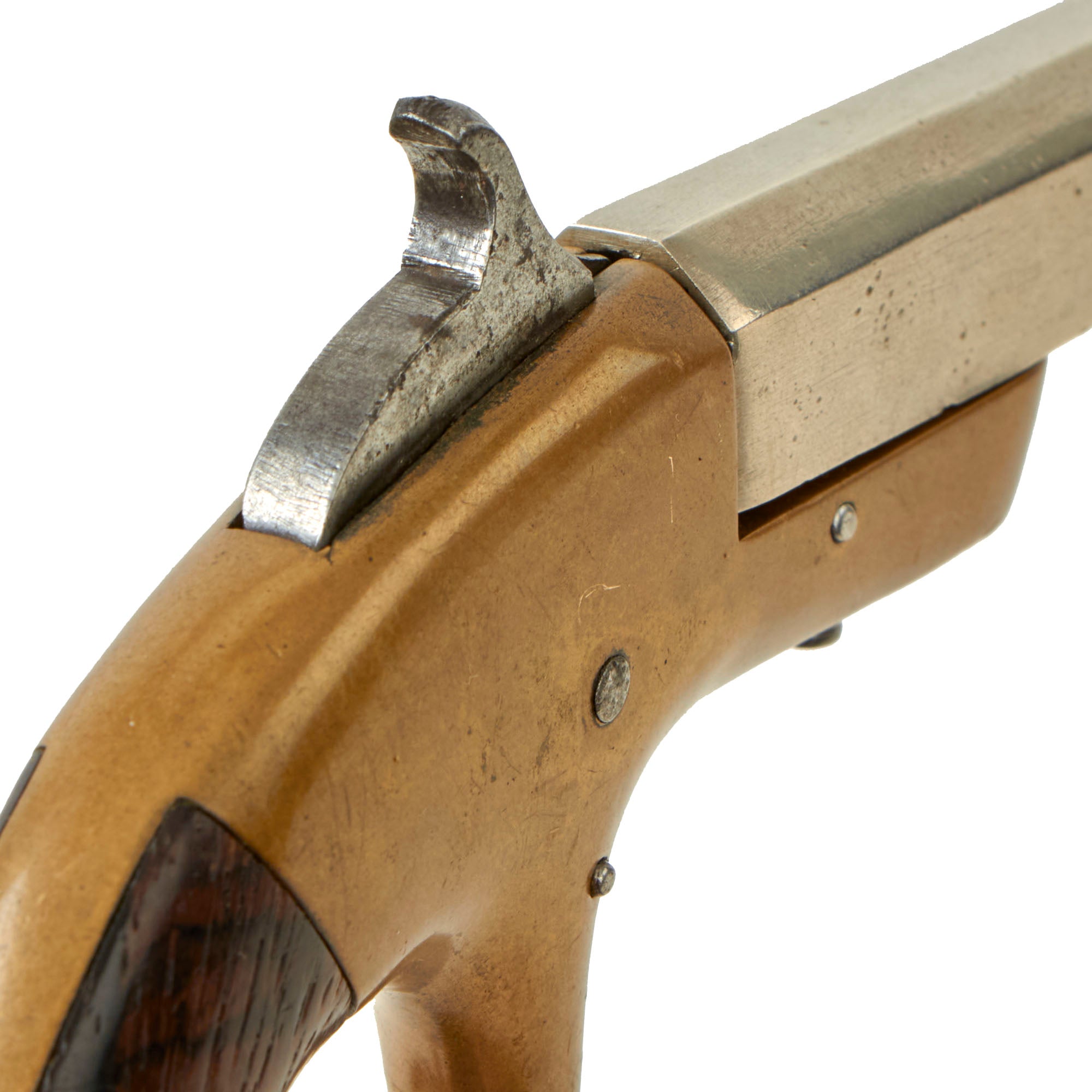 Original U.S. Single Shot Brass Frame Derringer in .28 Caliber Rimfire ...