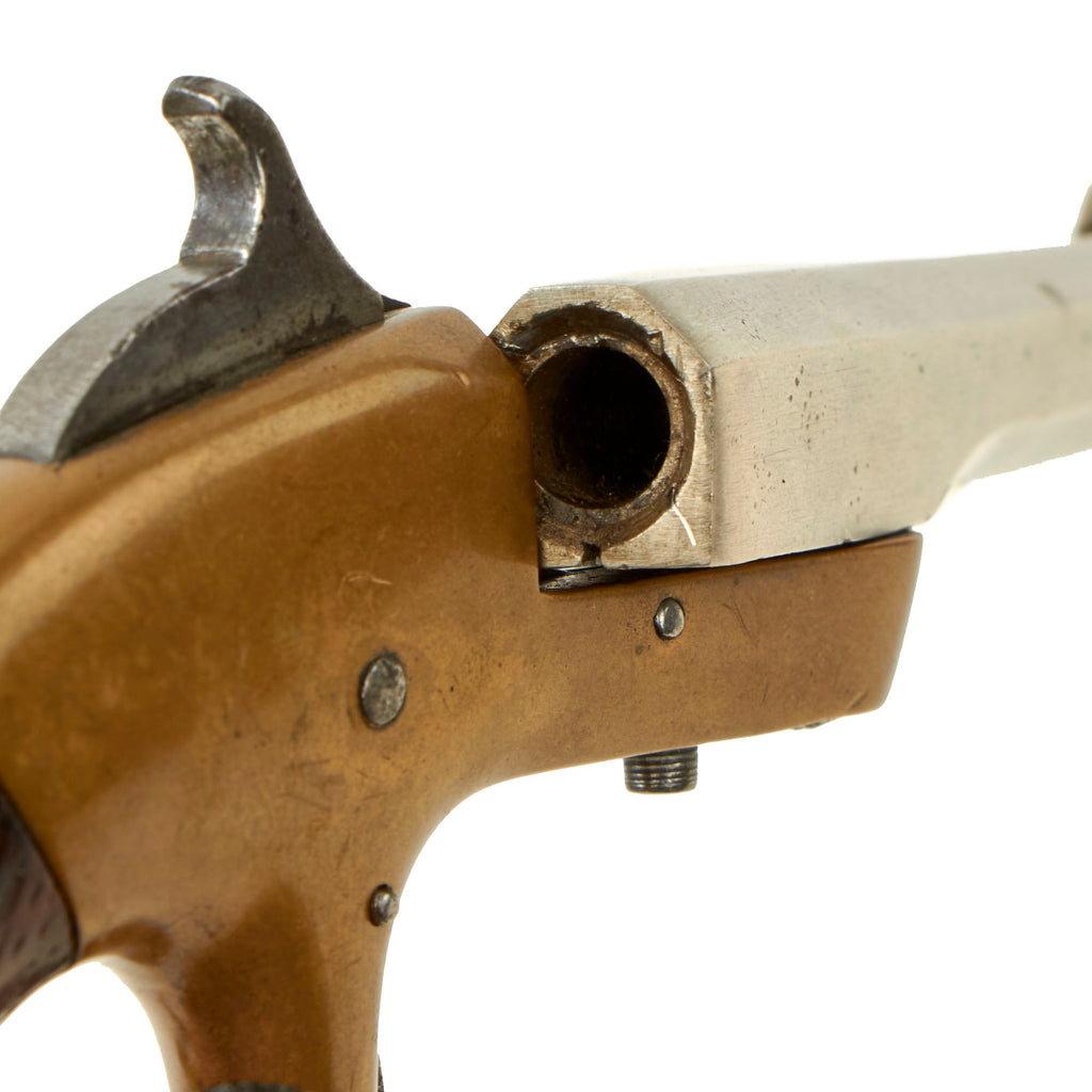 Original U.S. Single Shot Brass Frame Derringer in .28 Caliber Rimfire ...