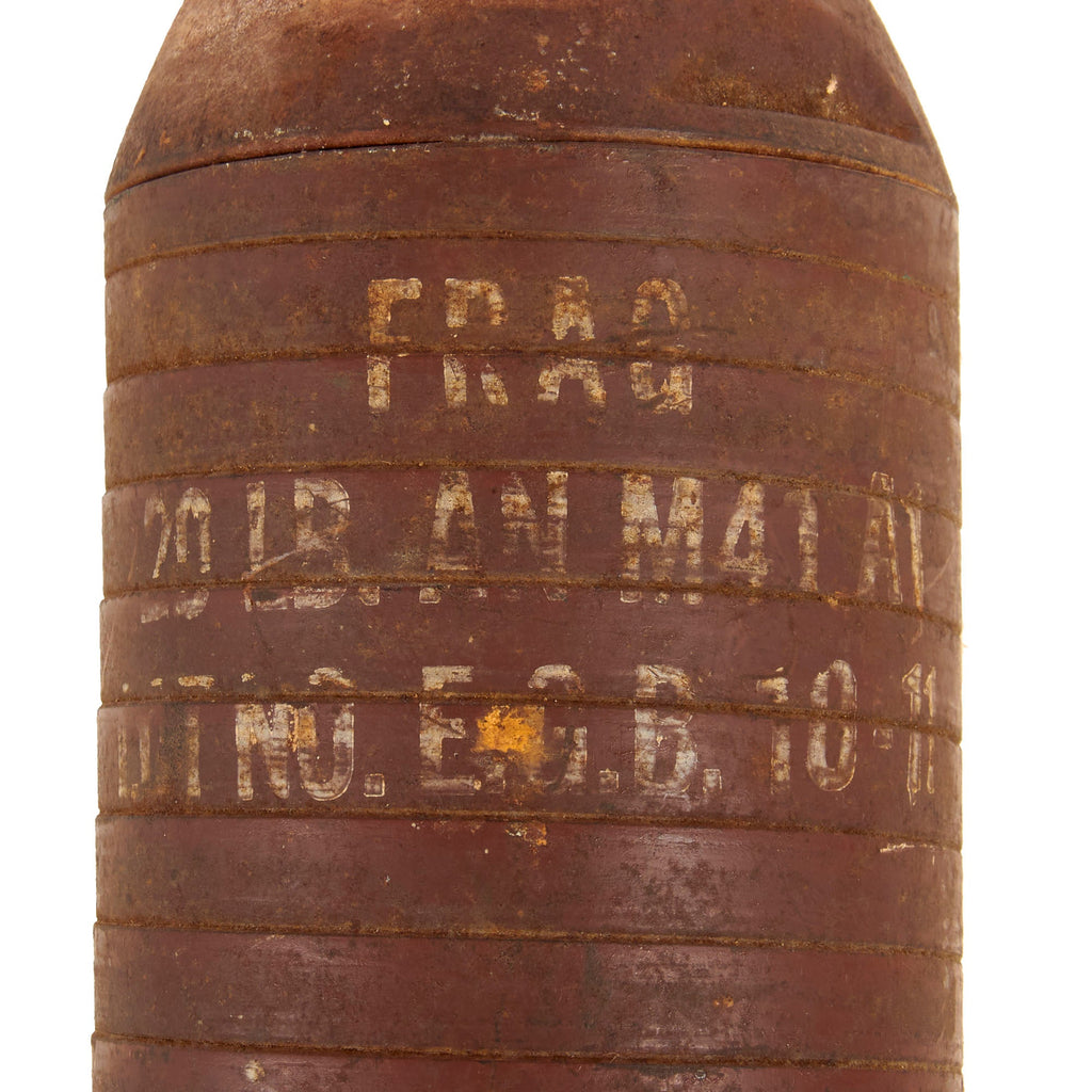 Original U.S WWII Inert Army Air Forces AN-M41A1 20 lb. Aerial Fragmen ...