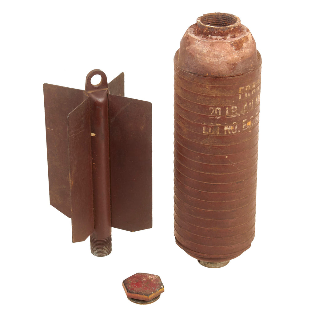 Original U.S WWII Inert Army Air Forces AN-M41A1 20 lb. Aerial Fragmen ...