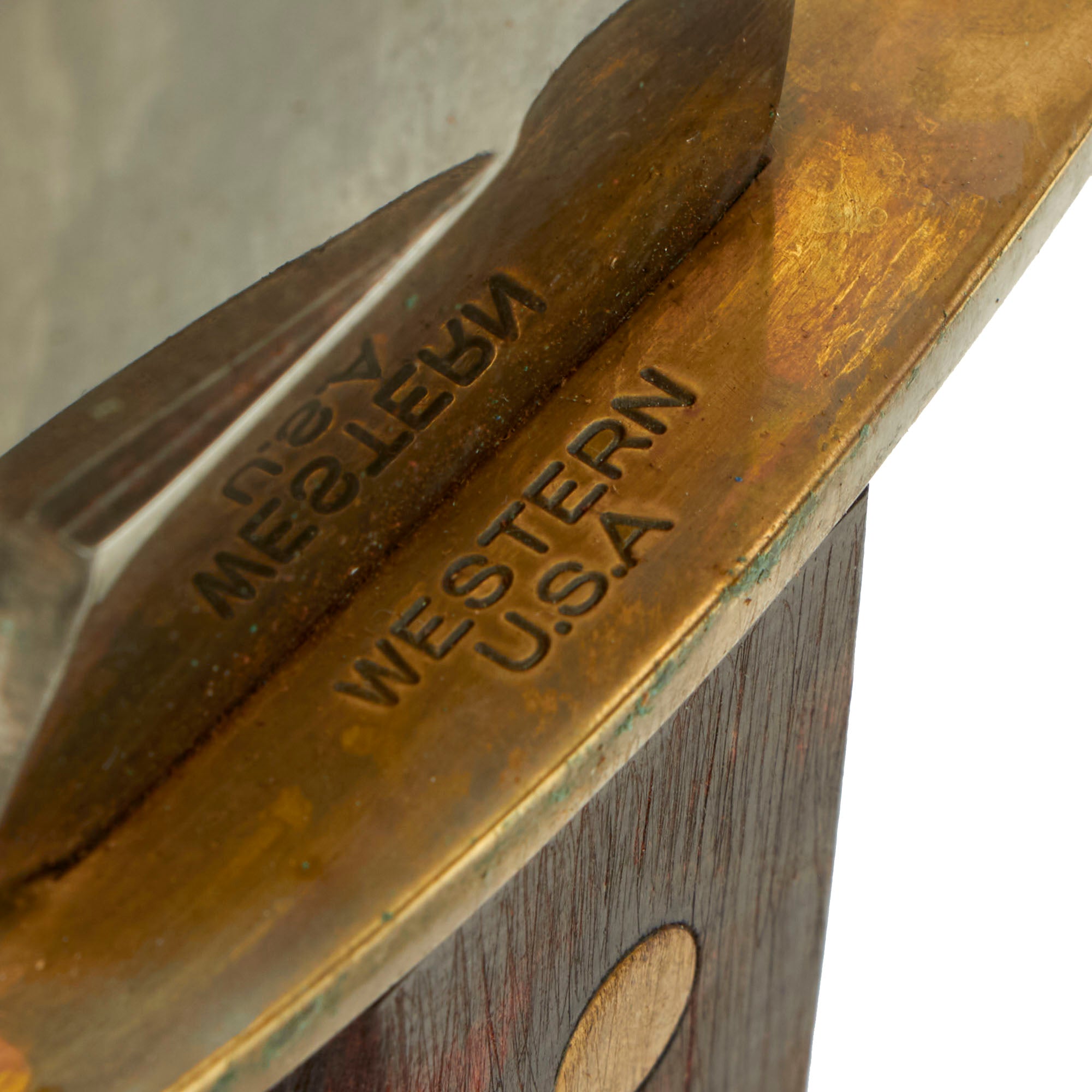 Original U.S. Vietnam Era Western USA W49 Bowie Knife With Custom Carv ...