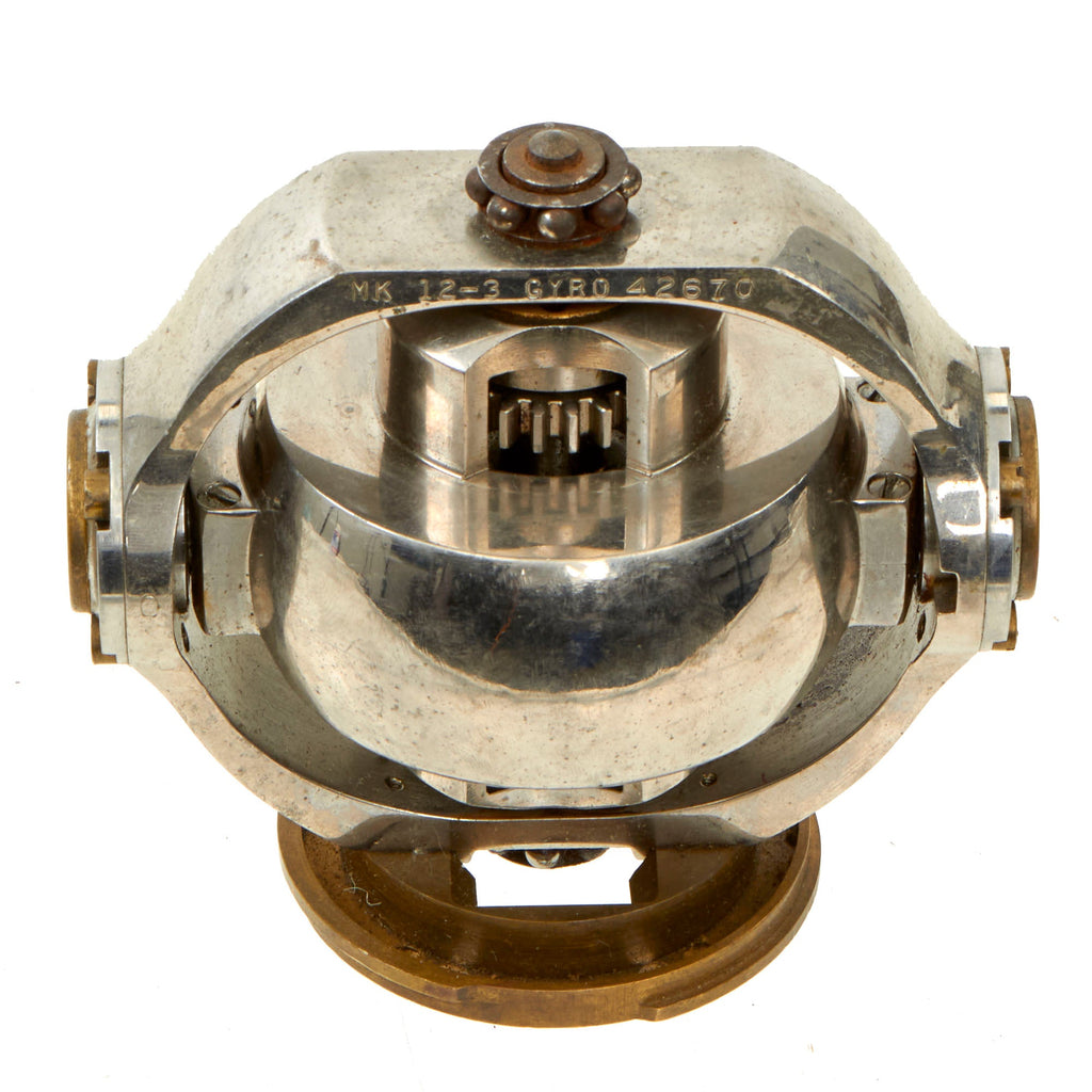 Original U.S. WWII US Navy Mk 12 Gyroscope As Used On Mk 14 Torpedoes ...