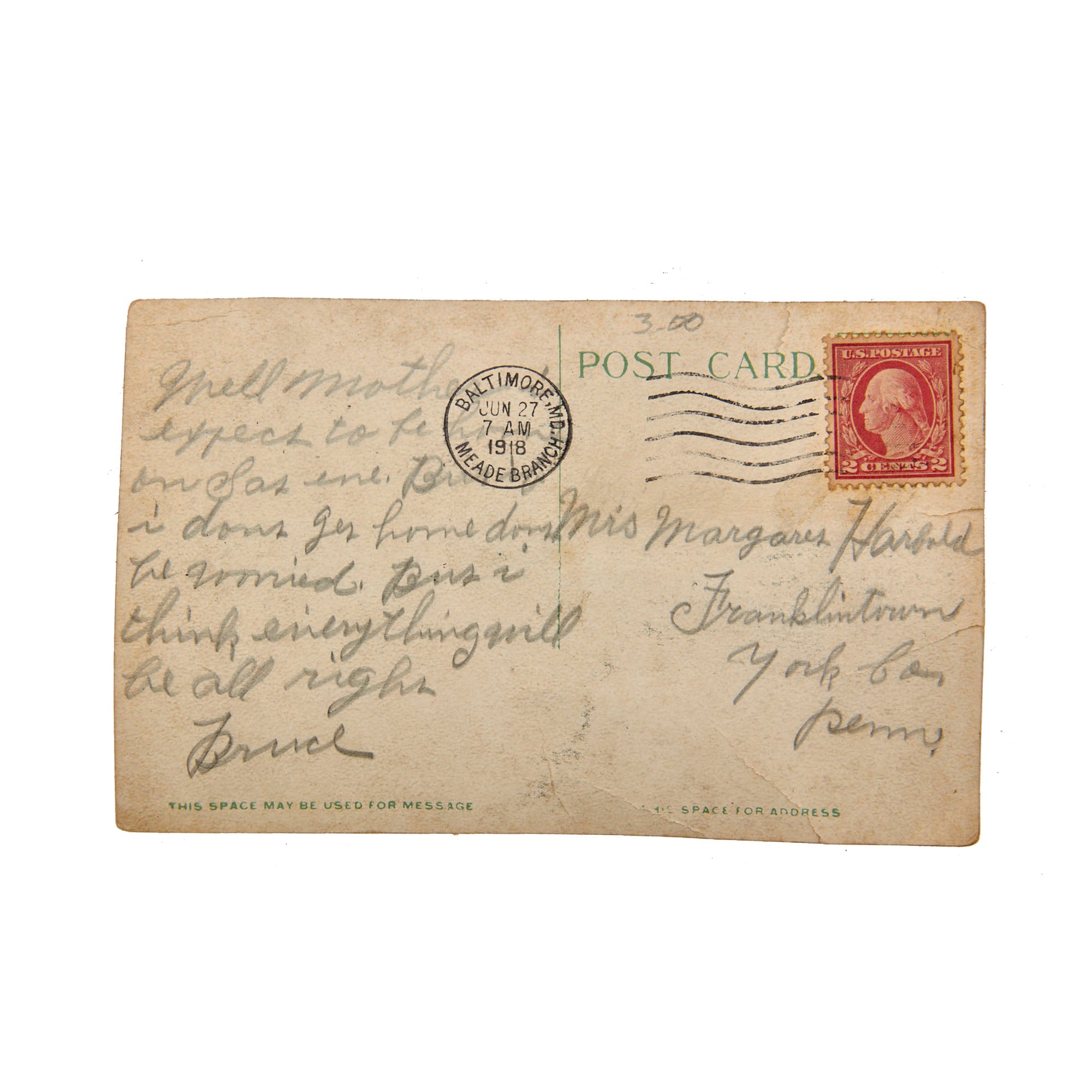 Original U.S. WWI Unissued M1917 Trench “Pershing” Boots With Original ...