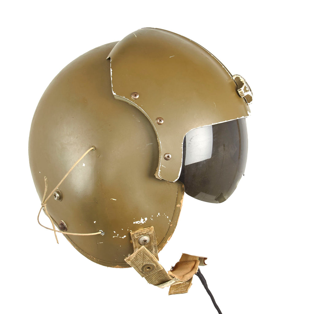 Original U.S. Vietnam War Era APH-5 Helicopter Pilot Flying Helmet ...