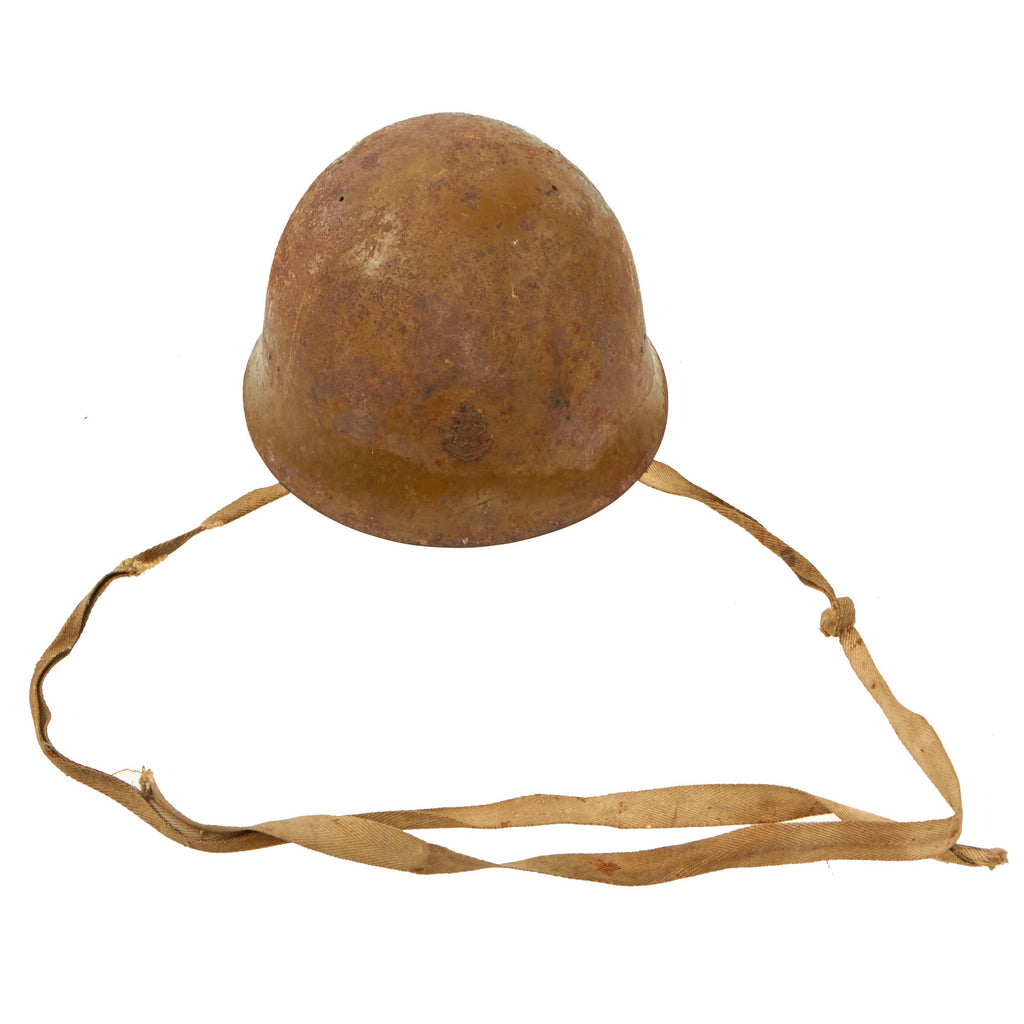 Original WWII Japanese Special Naval Landing Forces (SNLF) Helmet with ...