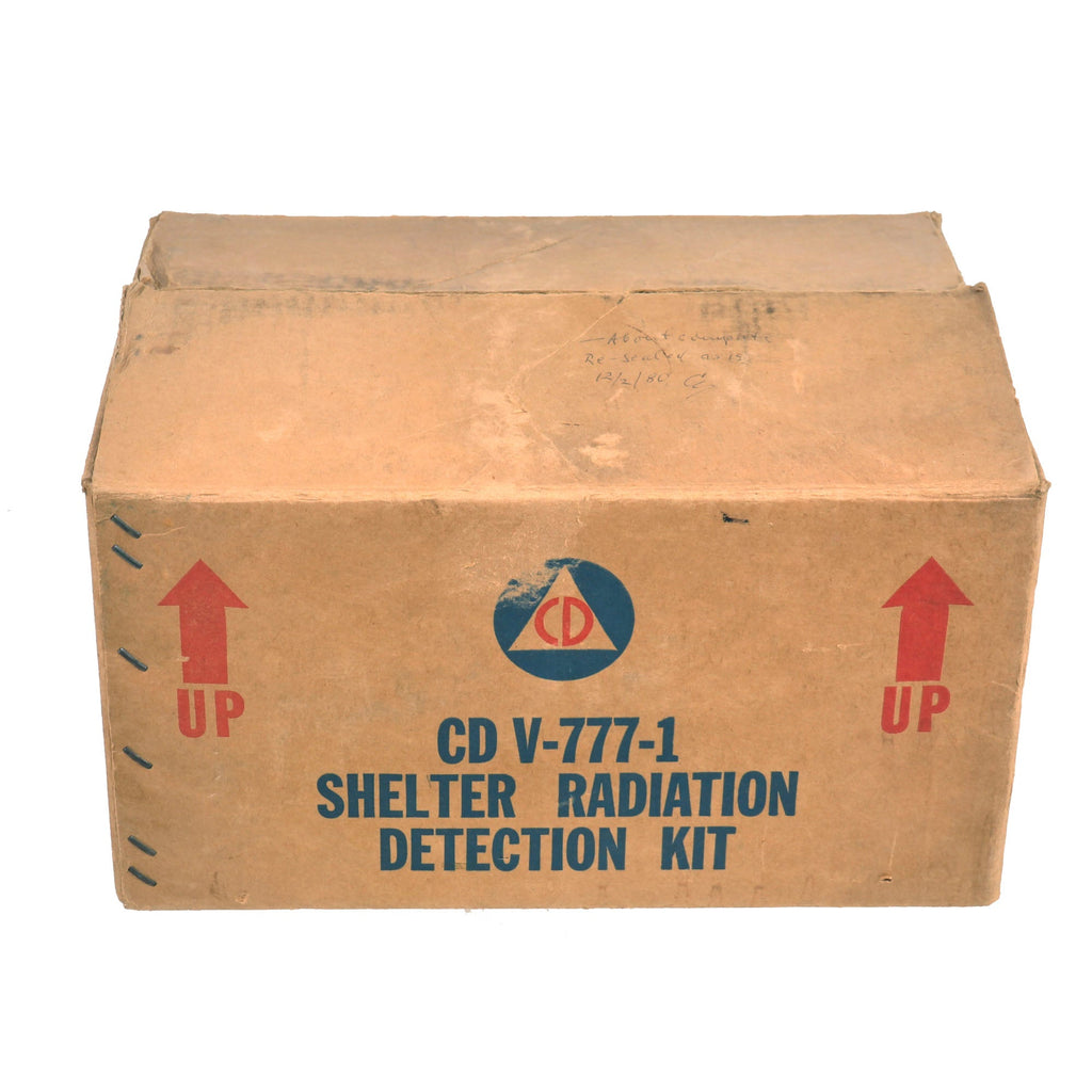 Original U.S. Cold War Civil Defense CD V-777-1 Shelter Radiation Kit ...