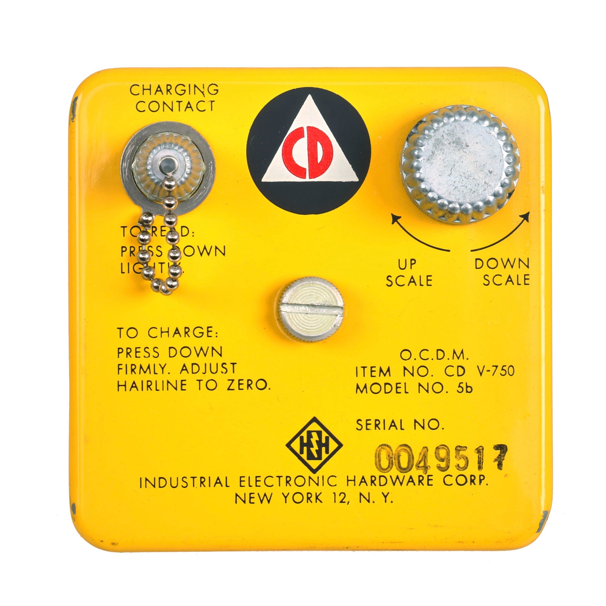 Original U.S. Cold War Civil Defense CD V-777-1 Shelter Radiation Kit ...