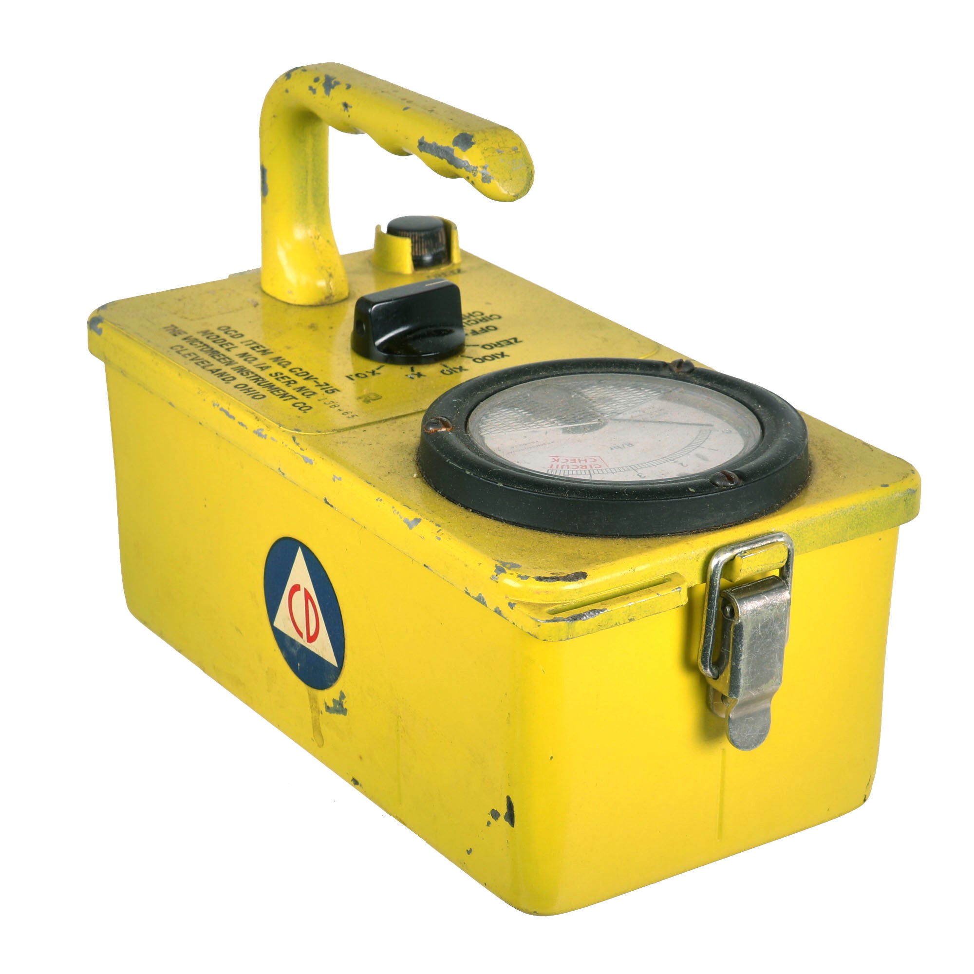 Original U.S. Cold War Civil Defense CD V-777-1 Shelter Radiation Kit ...