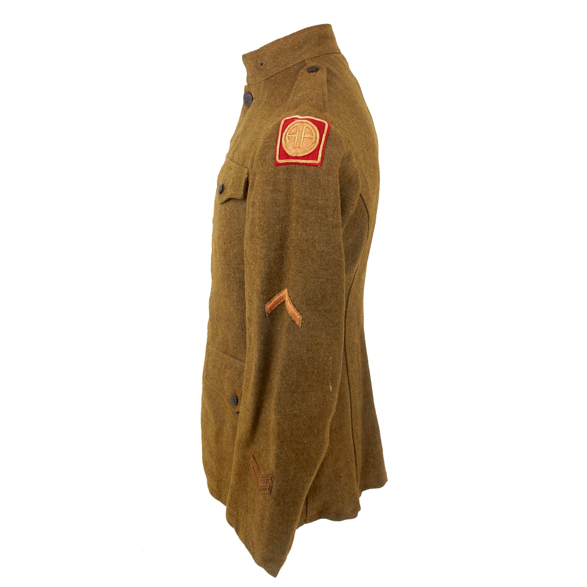 Original U.S. WWI 82nd All American Division M1912 Winter Field Unifor ...