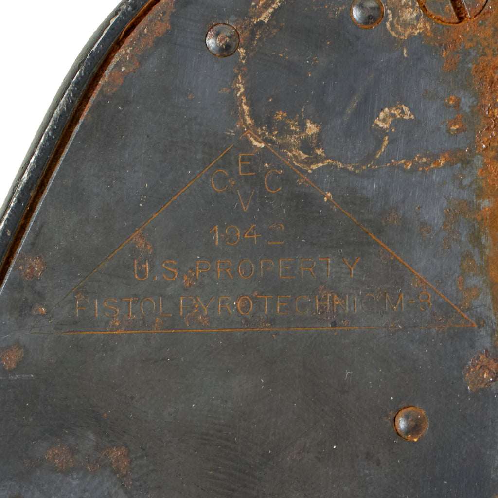 Original U.S. WWII 1942 dated M-8 Pyrotechnic 37mm Flare Signal Pistol ...