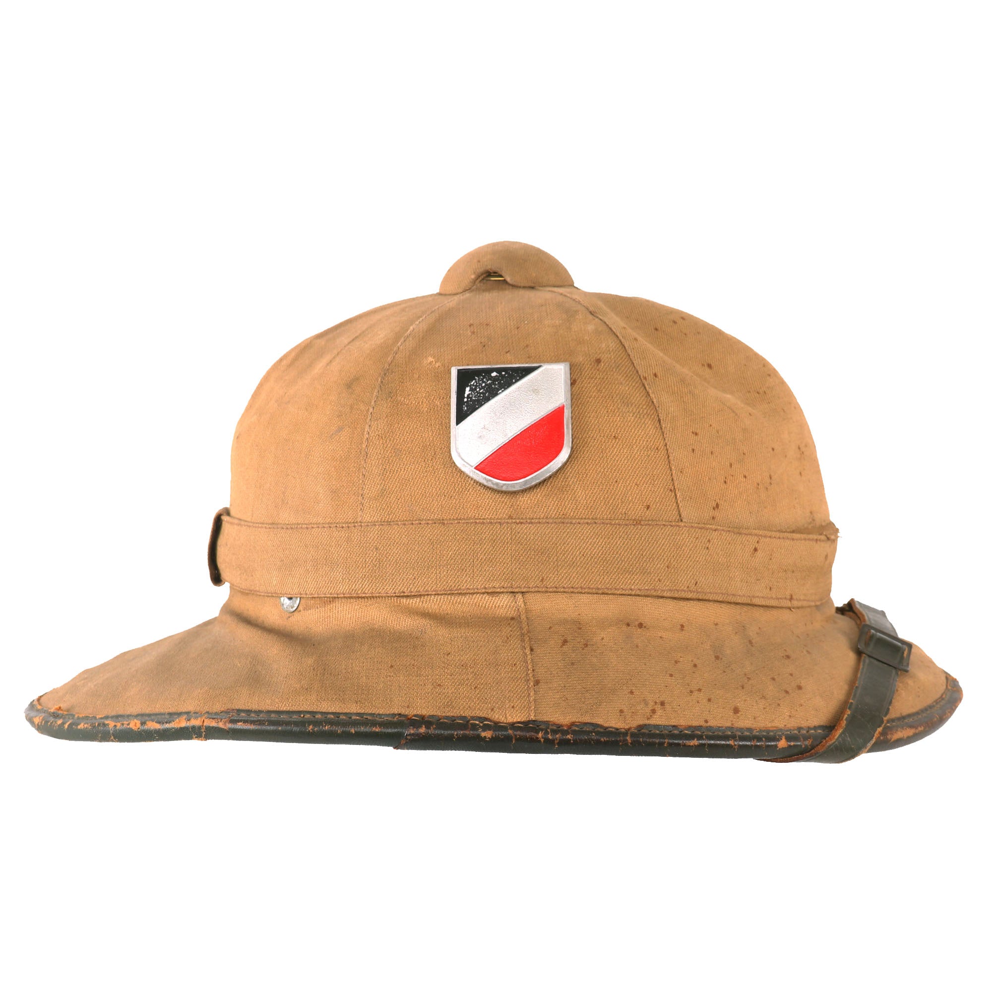 Original German WWII Service Worn First Model DAK Afrikakorps Sun Helm ...
