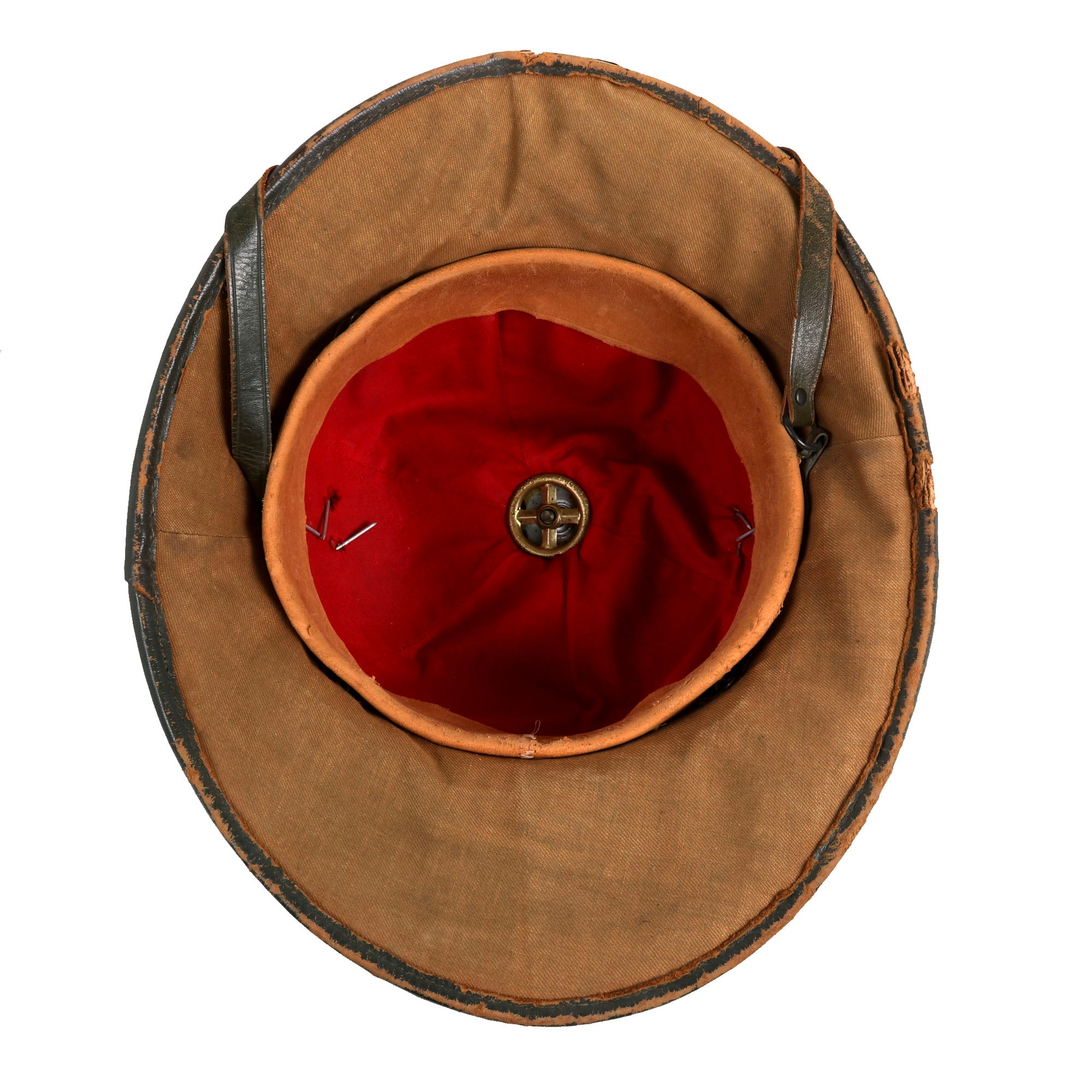 Original German WWII Service Worn First Model DAK Afrikakorps Sun Helm ...