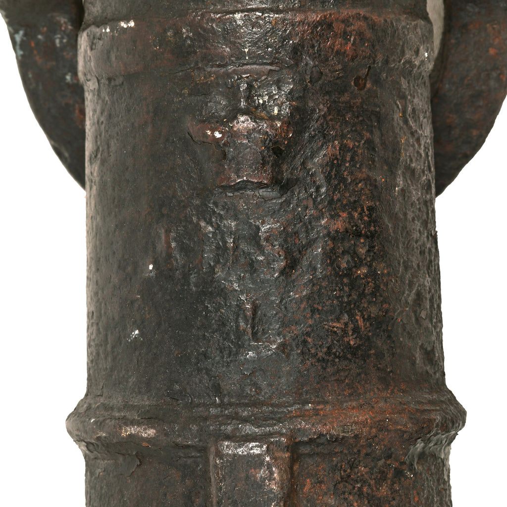 Original British 18th Century Iron Swivel Gun Cannon with Yoke and Til ...